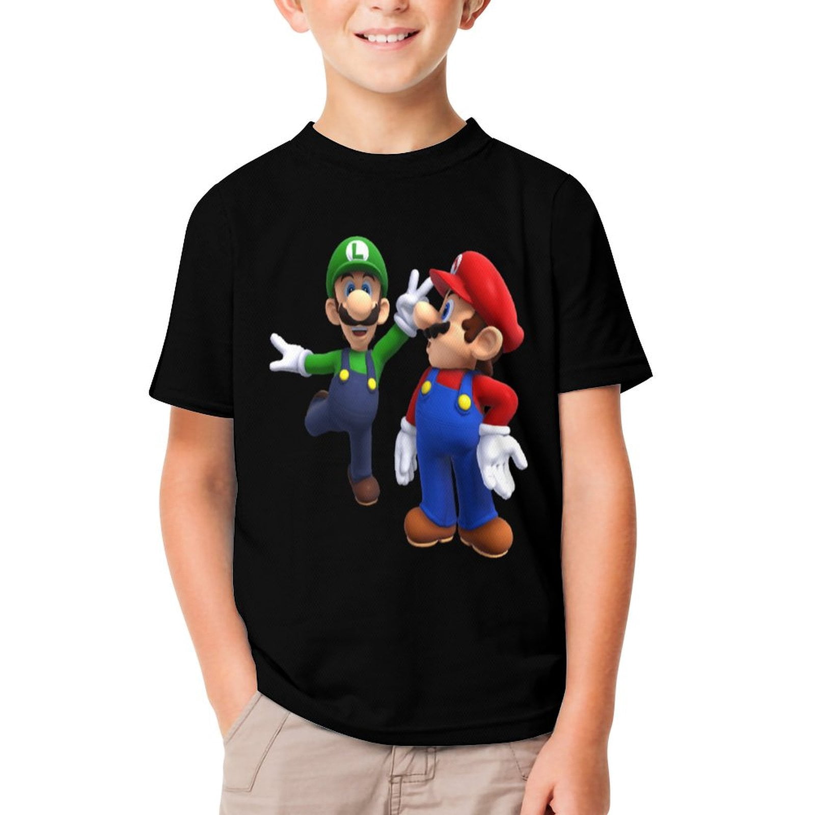 Super Mario T-Shirts for Boys Girls, Kids 3D Print Short Sleeve, Unisex ...
