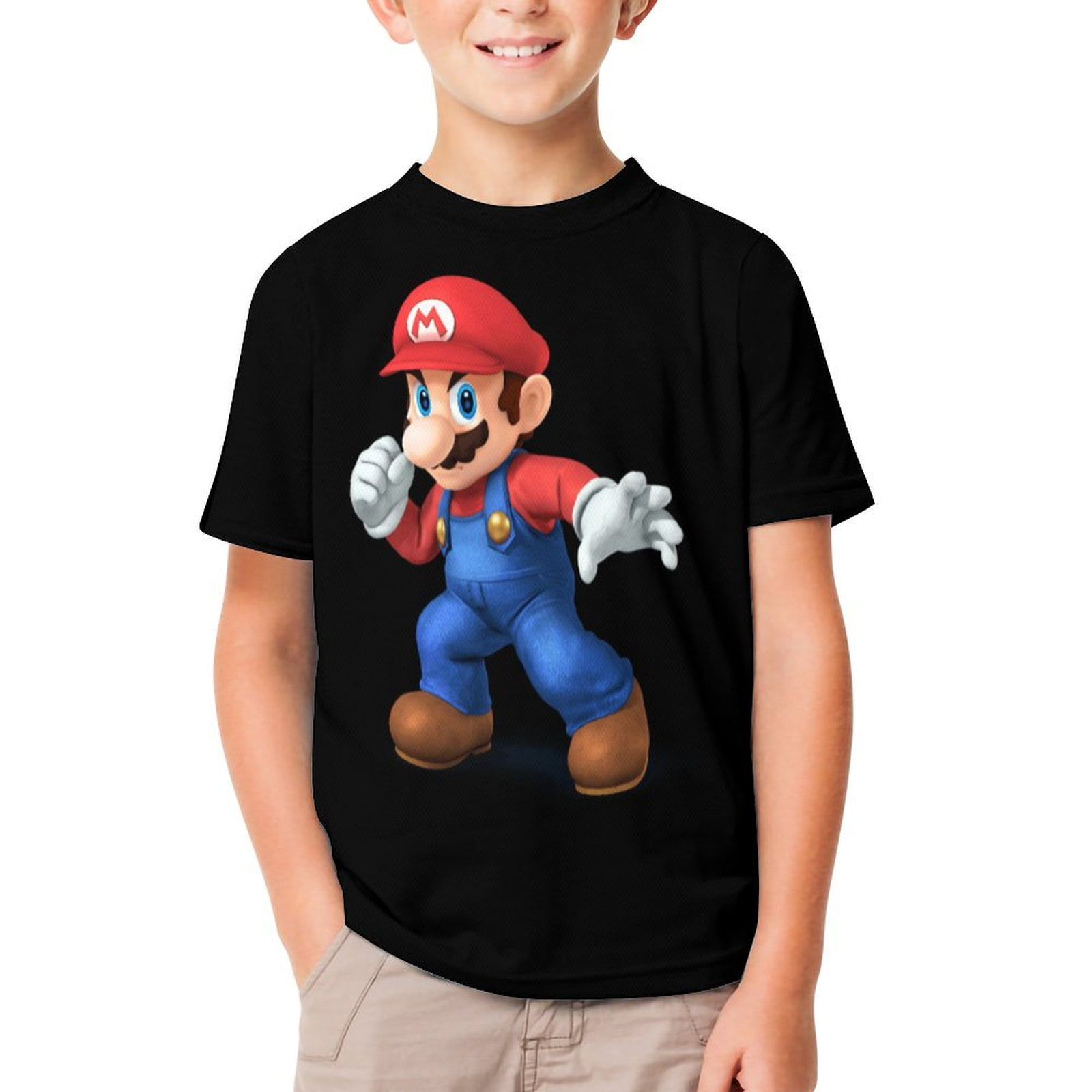 Super Mario T-Shirts for Boys Girls, Kids 3D Print Short Sleeve, Unisex ...
