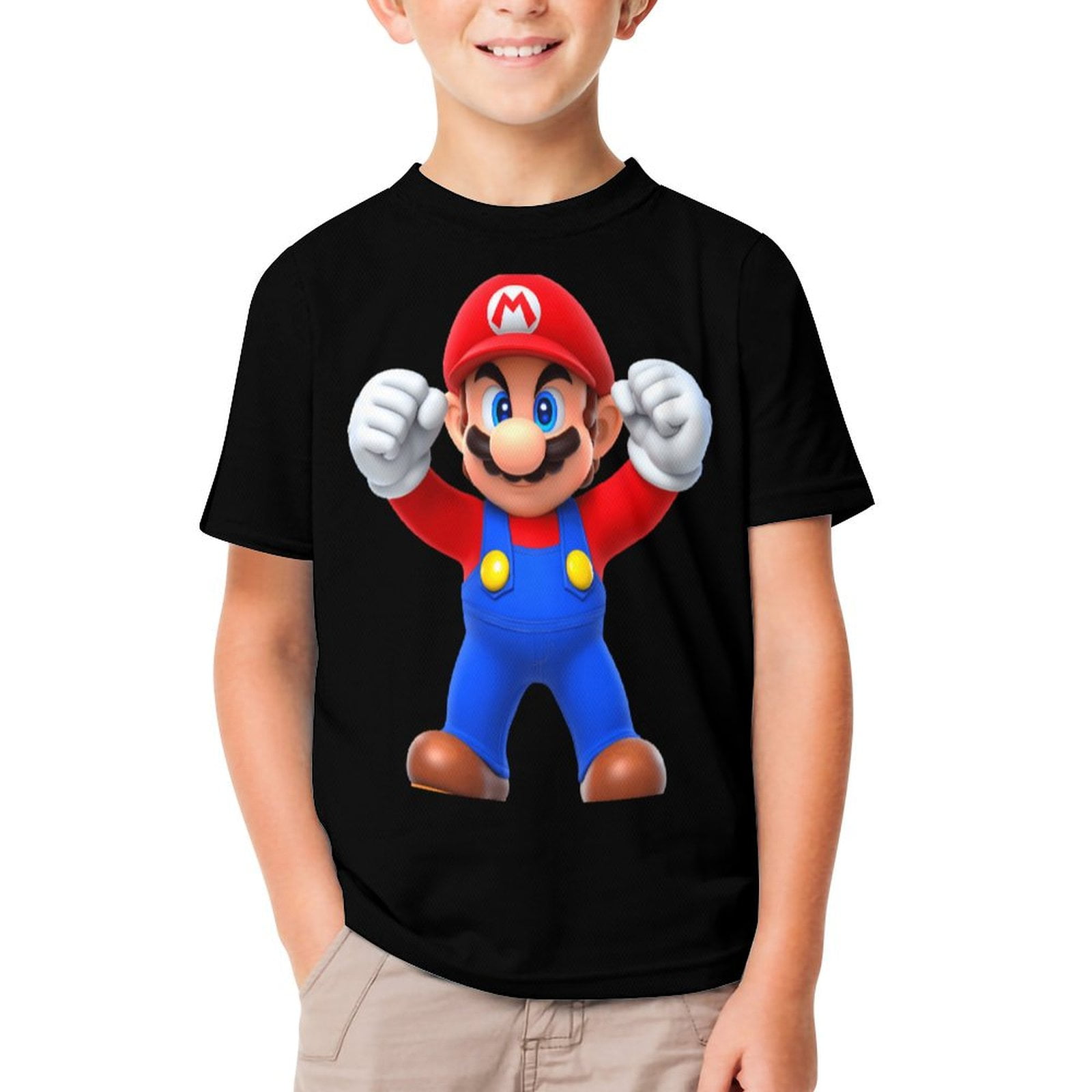 Super Mario T-Shirts for Boys Girls, Kids 3D Print Short Sleeve, Unisex ...