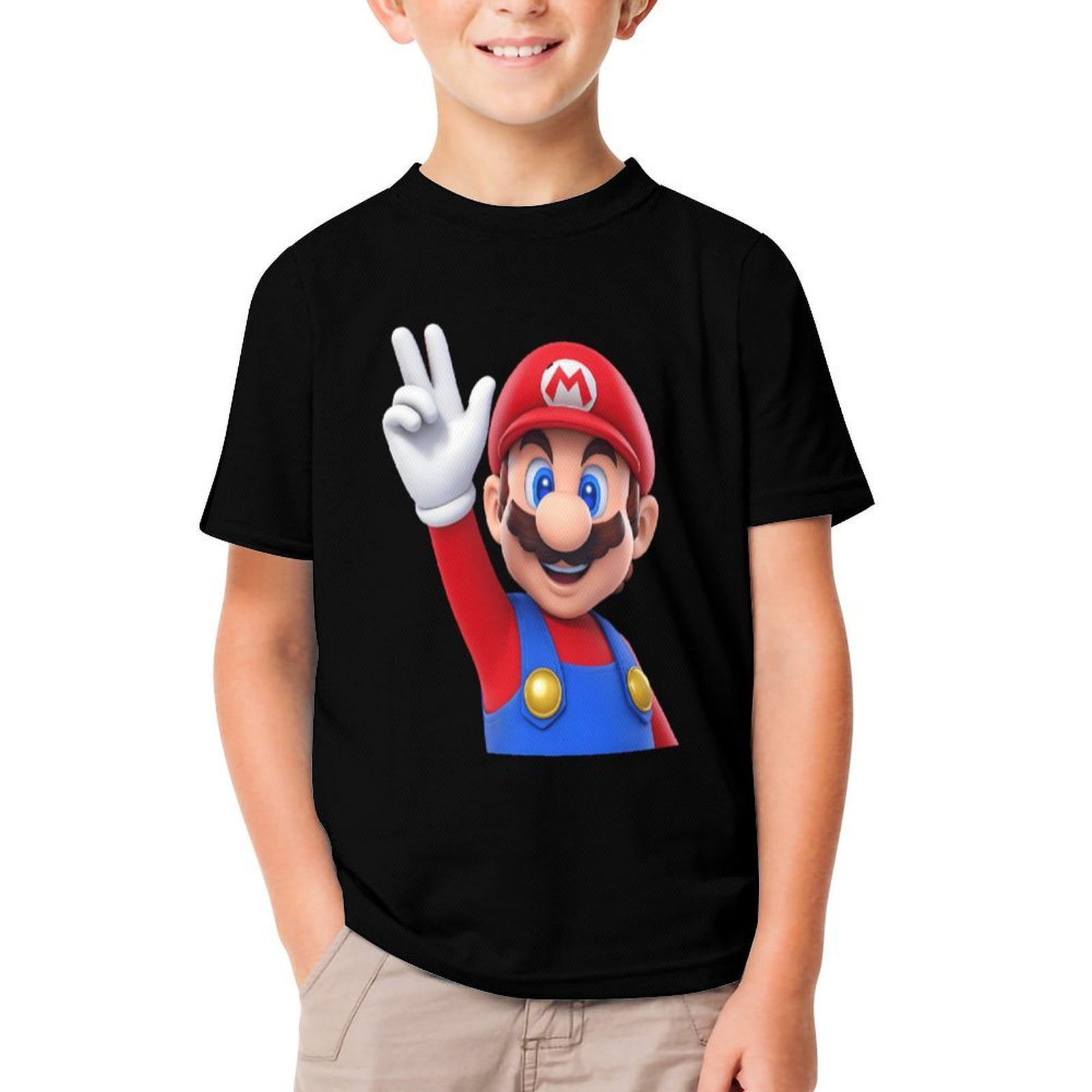 Super Mario T-Shirts for Boys Girls, Kids 3D Print Short Sleeve, Unisex ...