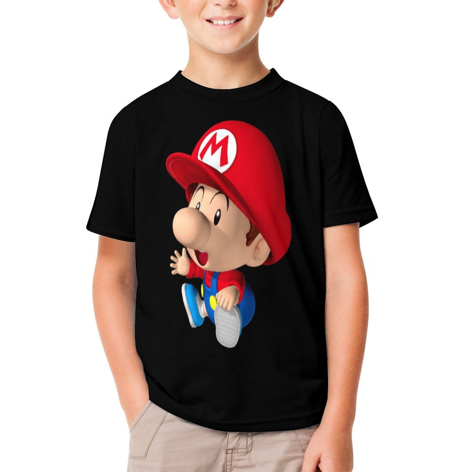 Super Mario T-Shirts for Boys Girls, Kids 3D Print Short Sleeve, Unisex ...