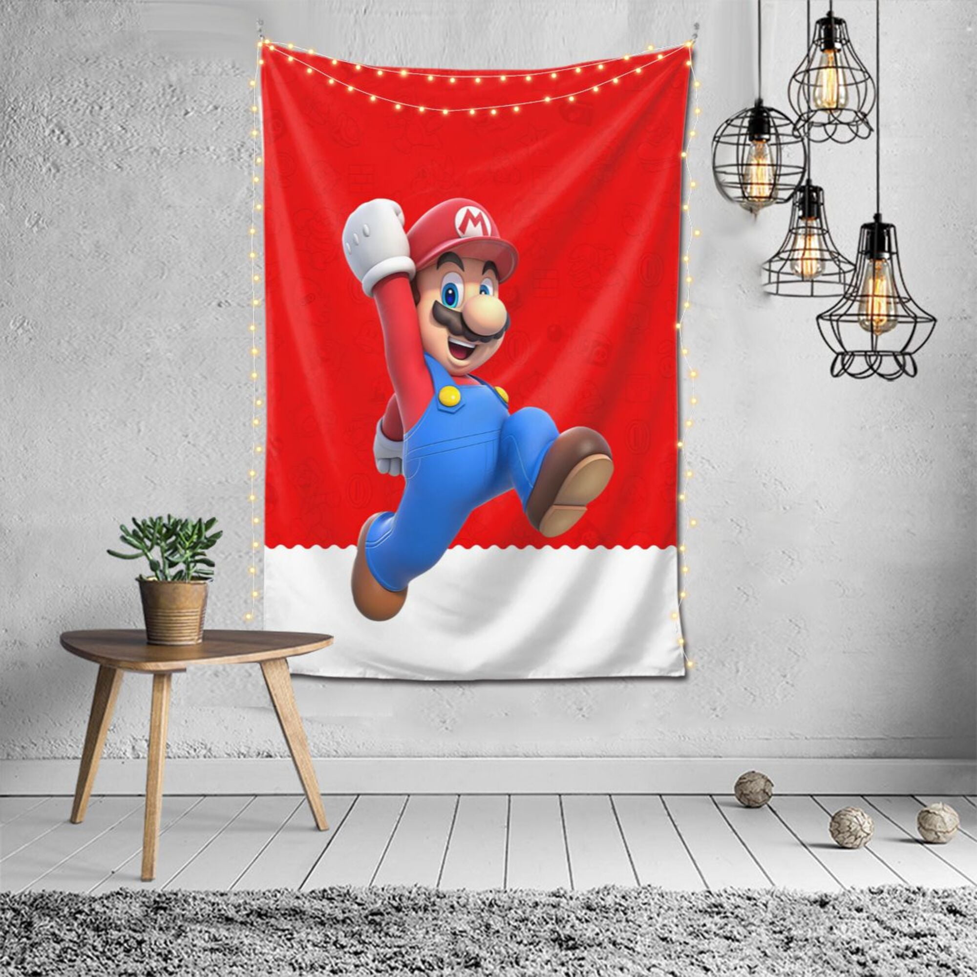 Super Mario Tapestry Aesthetic Cute Room Decor Tapestry Birthday ...