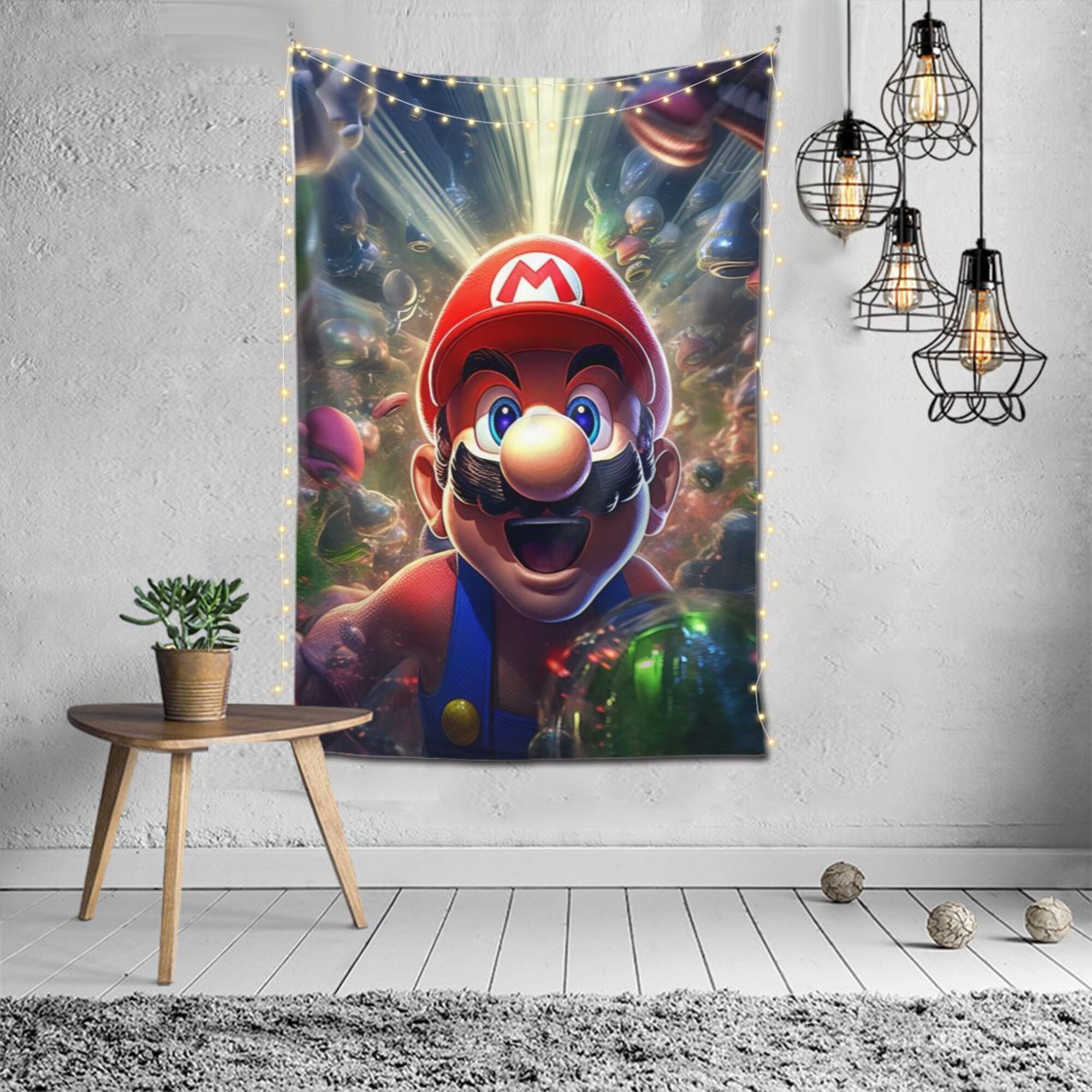 Super Mario Tapestry Aesthetic Cute Room Decor Tapestry Birthday ...