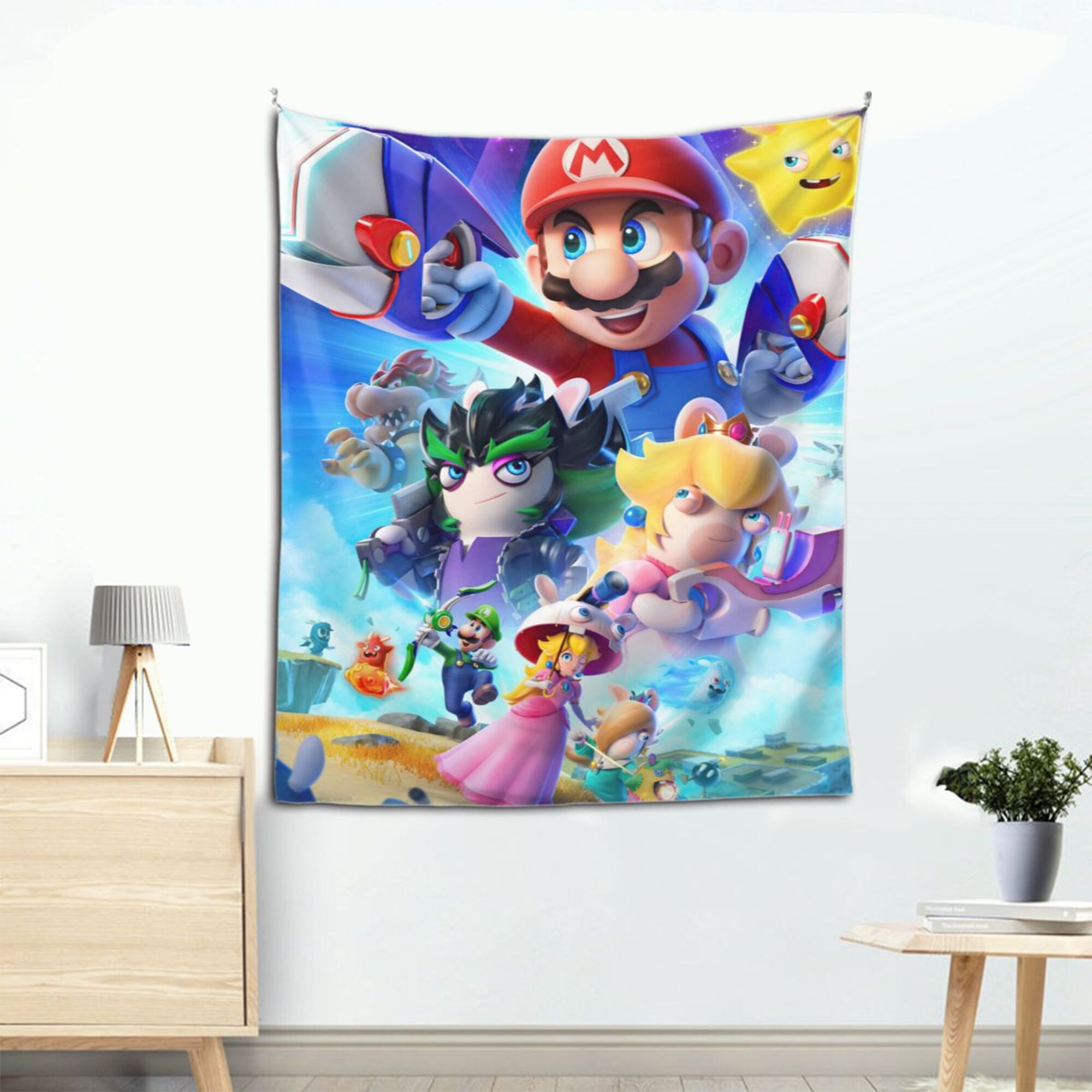 Super Mario Tapestry Aesthetic Cute Room Decor Tapestry Birthday ...
