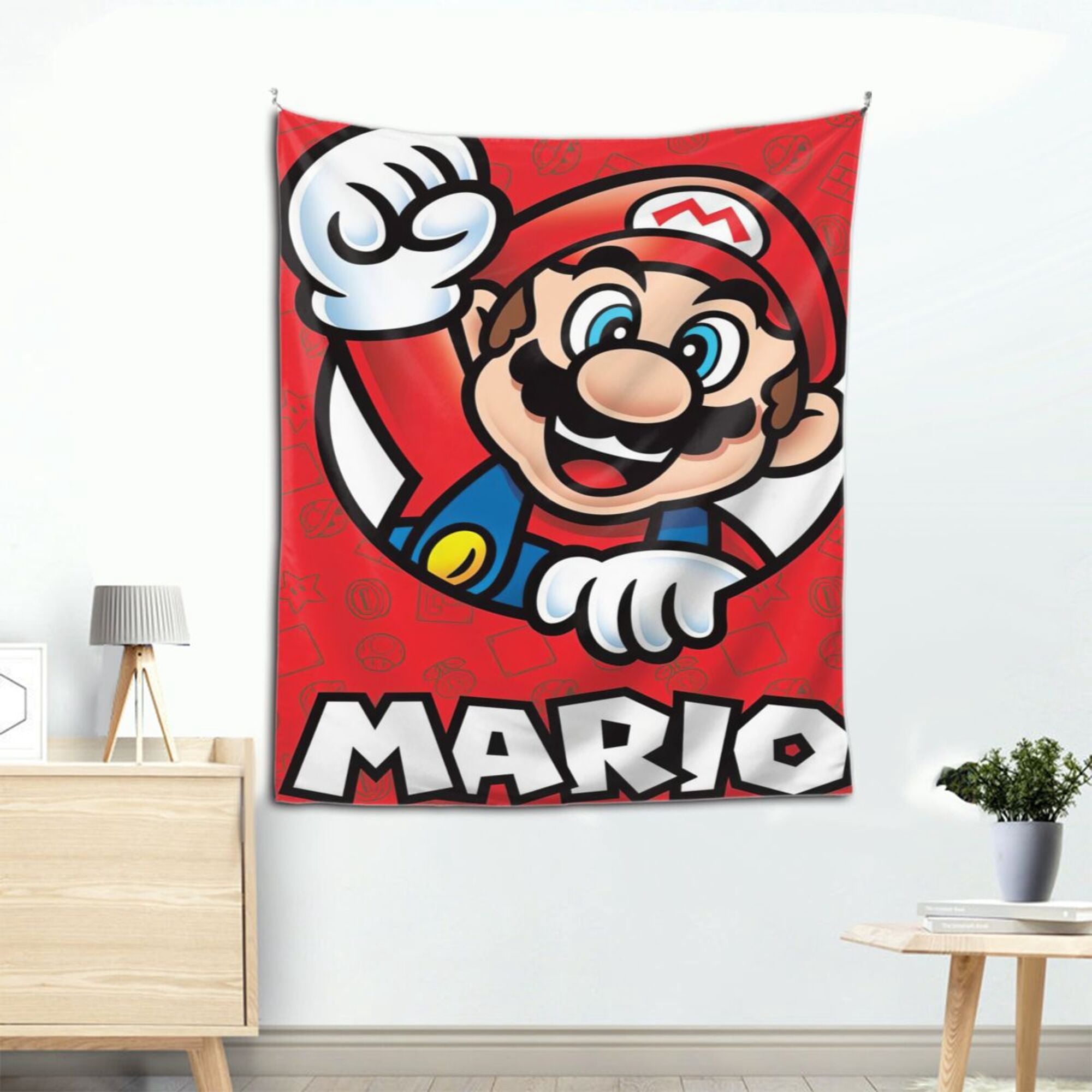 Super Mario Tapestry Aesthetic Cute Room Decor Tapestry Birthday ...