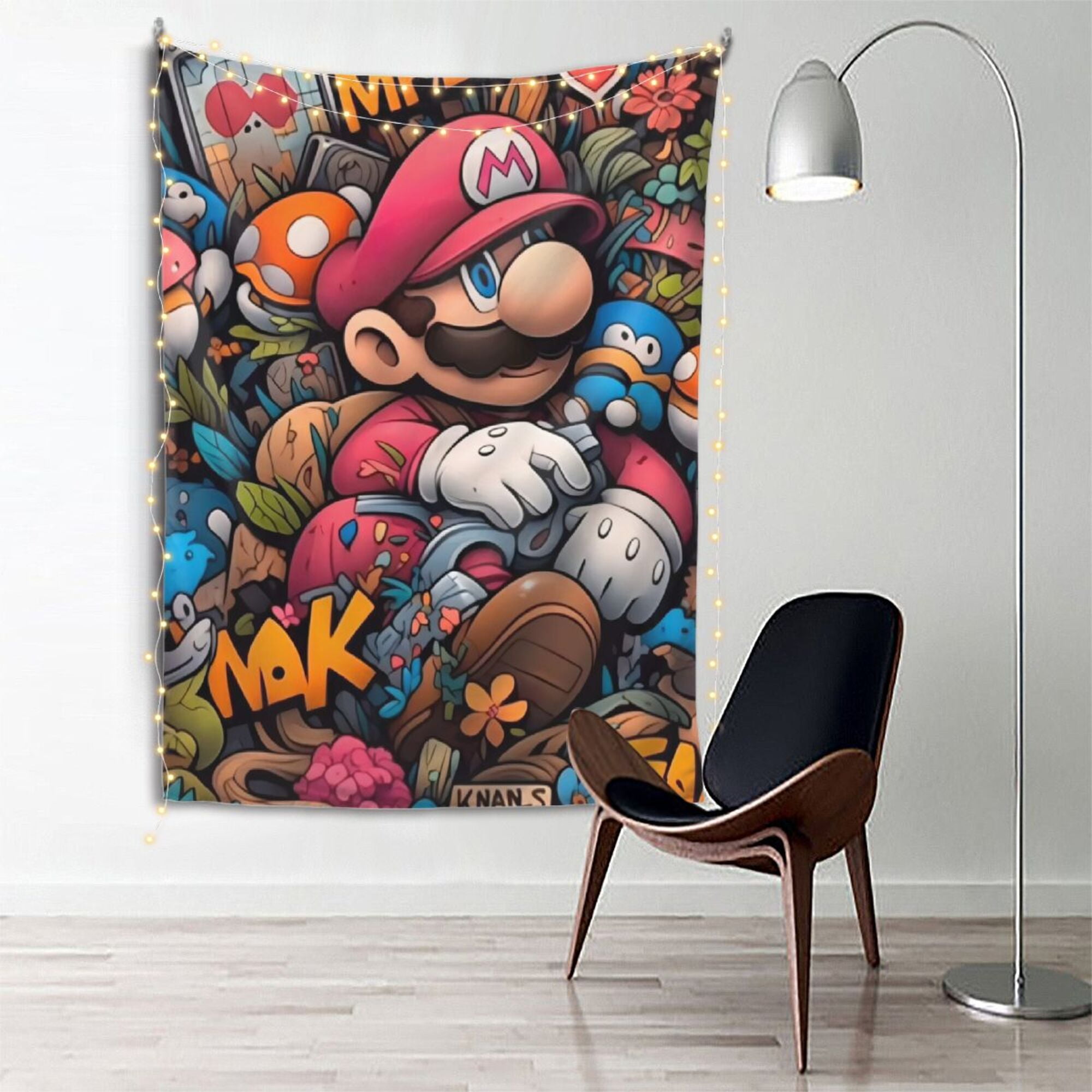 Super Mario Tapestry Aesthetic Cute Room Decor Tapestry Birthday ...