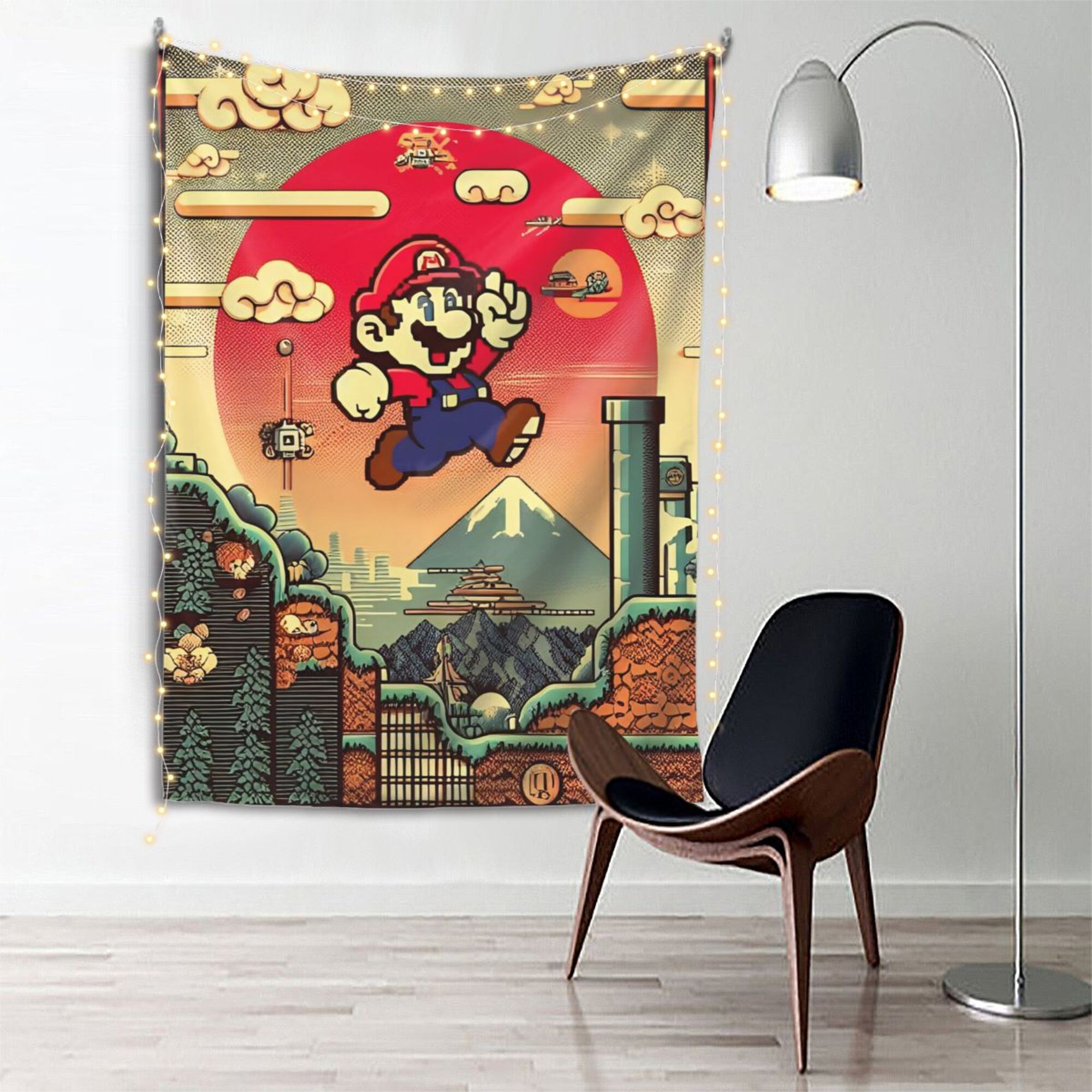 Super Mario Tapestry Aesthetic Cute Room Decor Tapestry Birthday ...