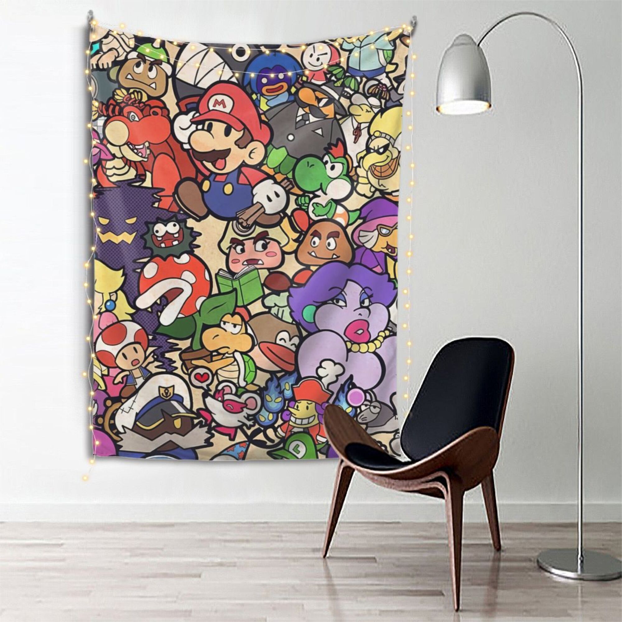 Super Mario Tapestry Aesthetic Cute Room Decor Tapestry Birthday ...