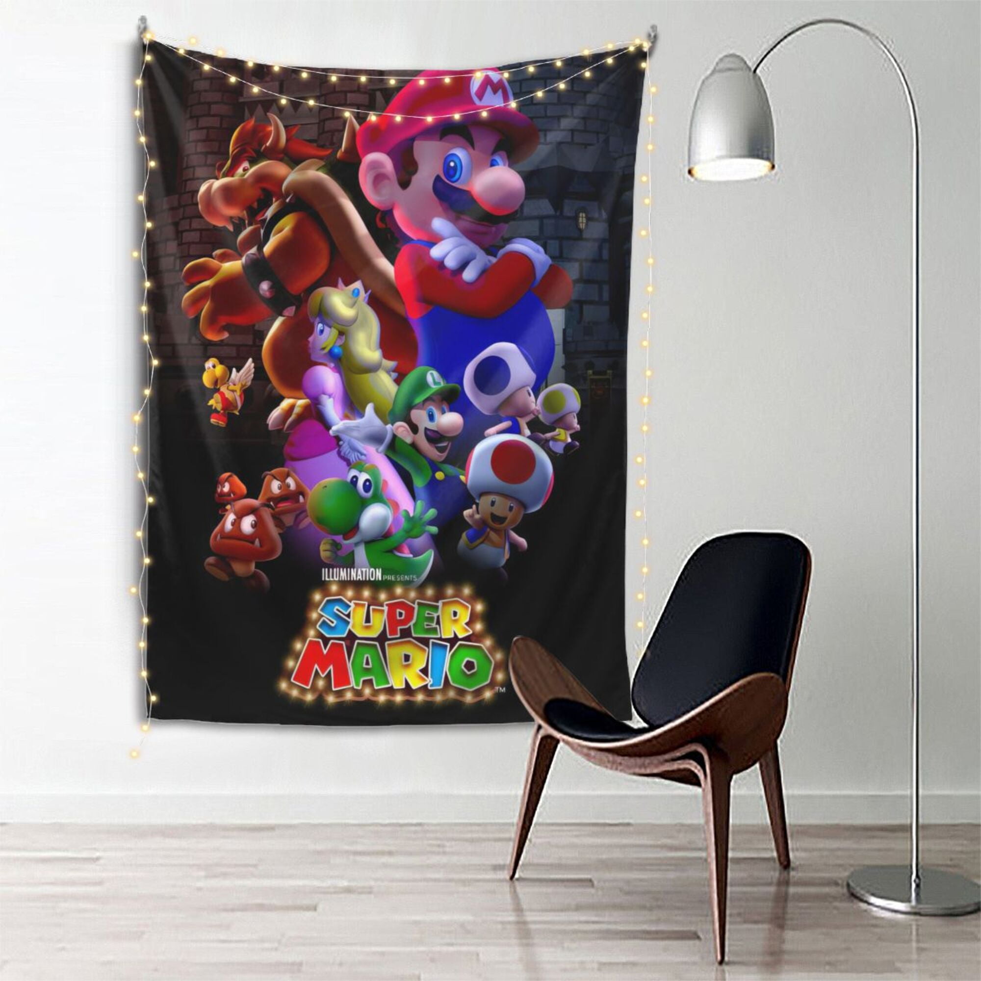 Super Mario Tapestry Aesthetic Cute Room Decor Tapestry Birthday ...