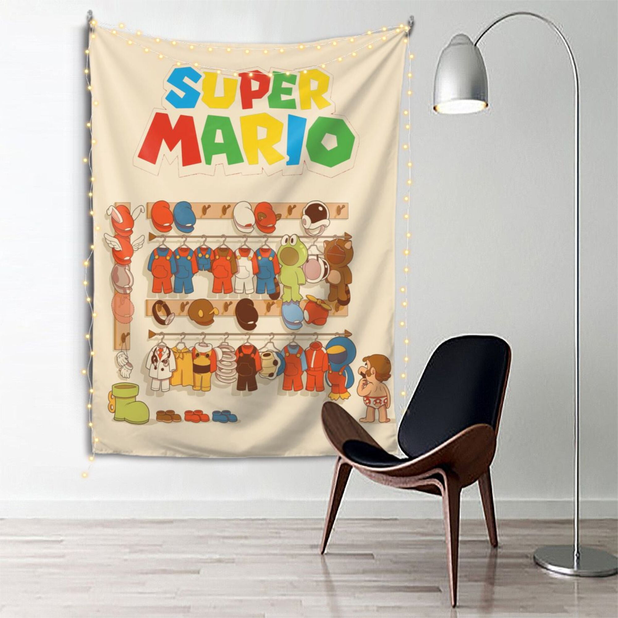 Super Mario Tapestry Aesthetic Cute Room Decor Tapestry Birthday ...