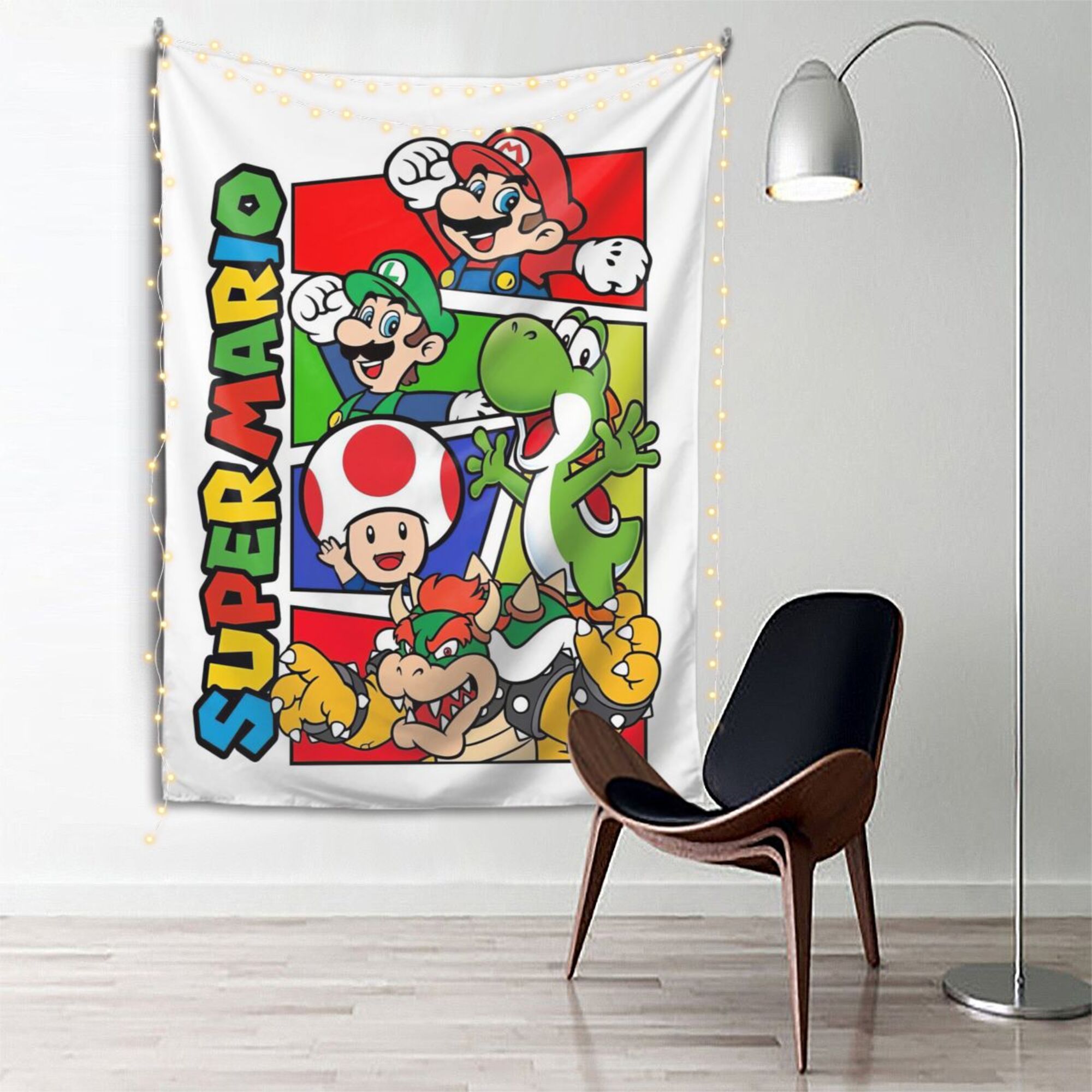 Super Mario Tapestry Aesthetic Cute Room Decor Tapestry Birthday ...