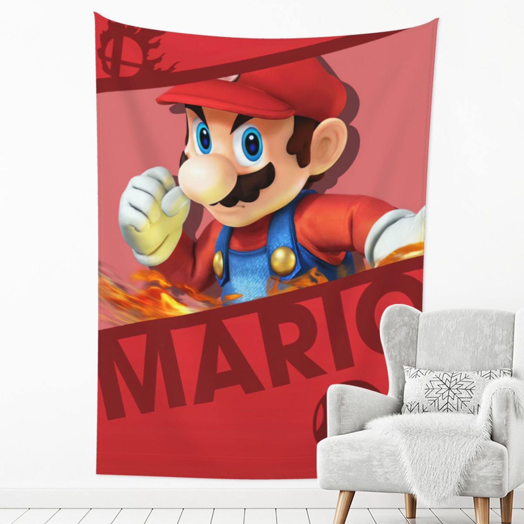 Super Mario Tapestry Aesthetic Cute Room Decor Tapestry Birthday ...