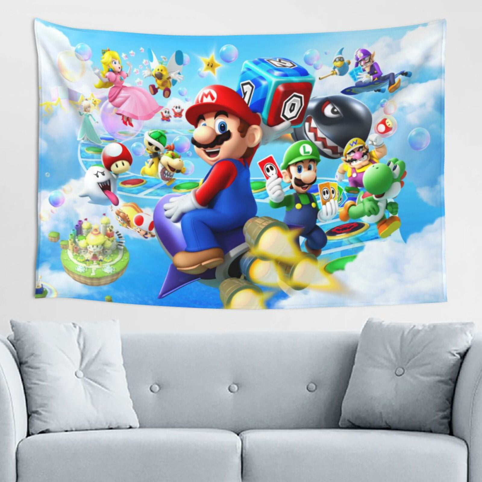 Super Mario Tapestry Wall Hanging Home Decoration Wall Blanket ...