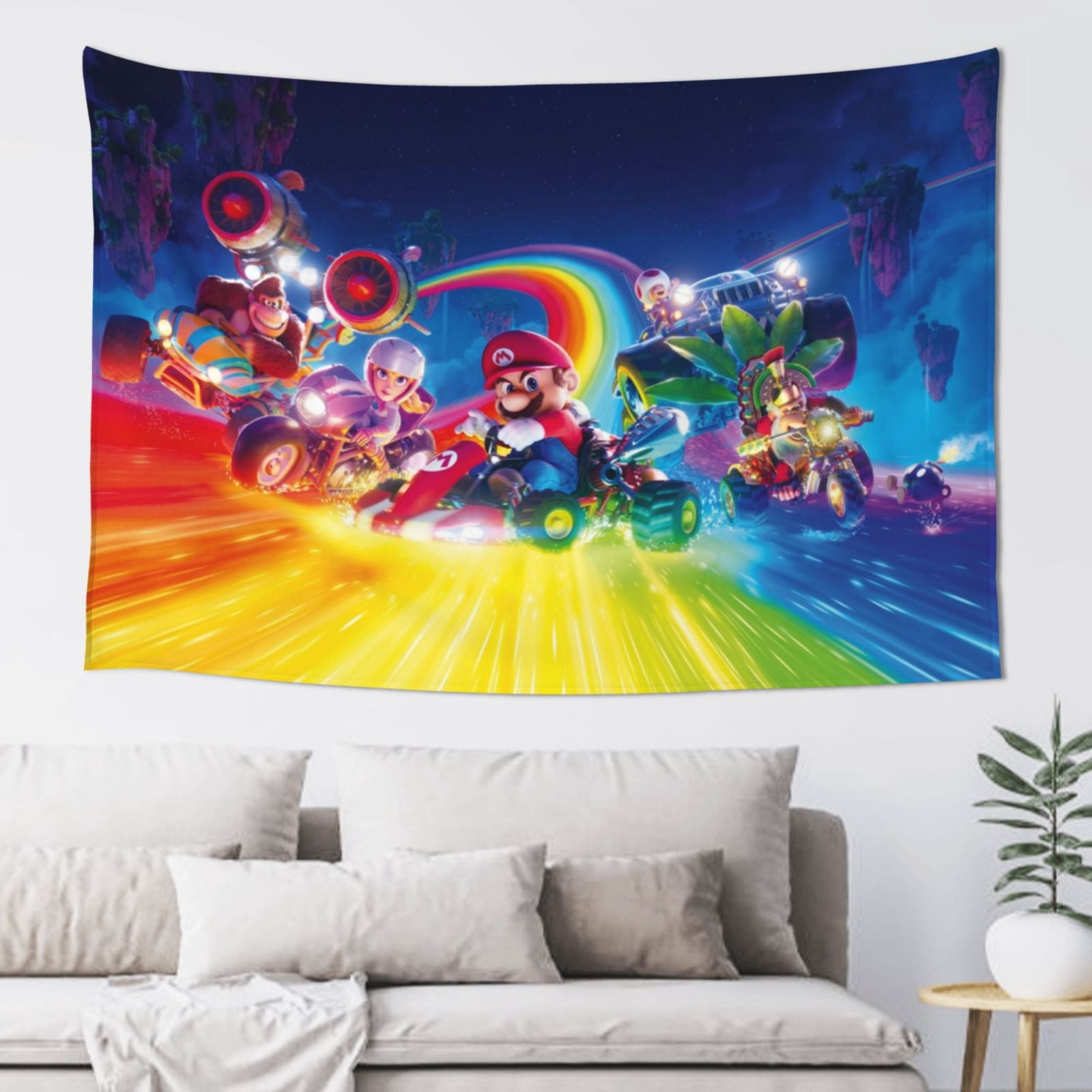Super Mario Tapestry Wall Hanging Home Decoration Wall Blanket ...