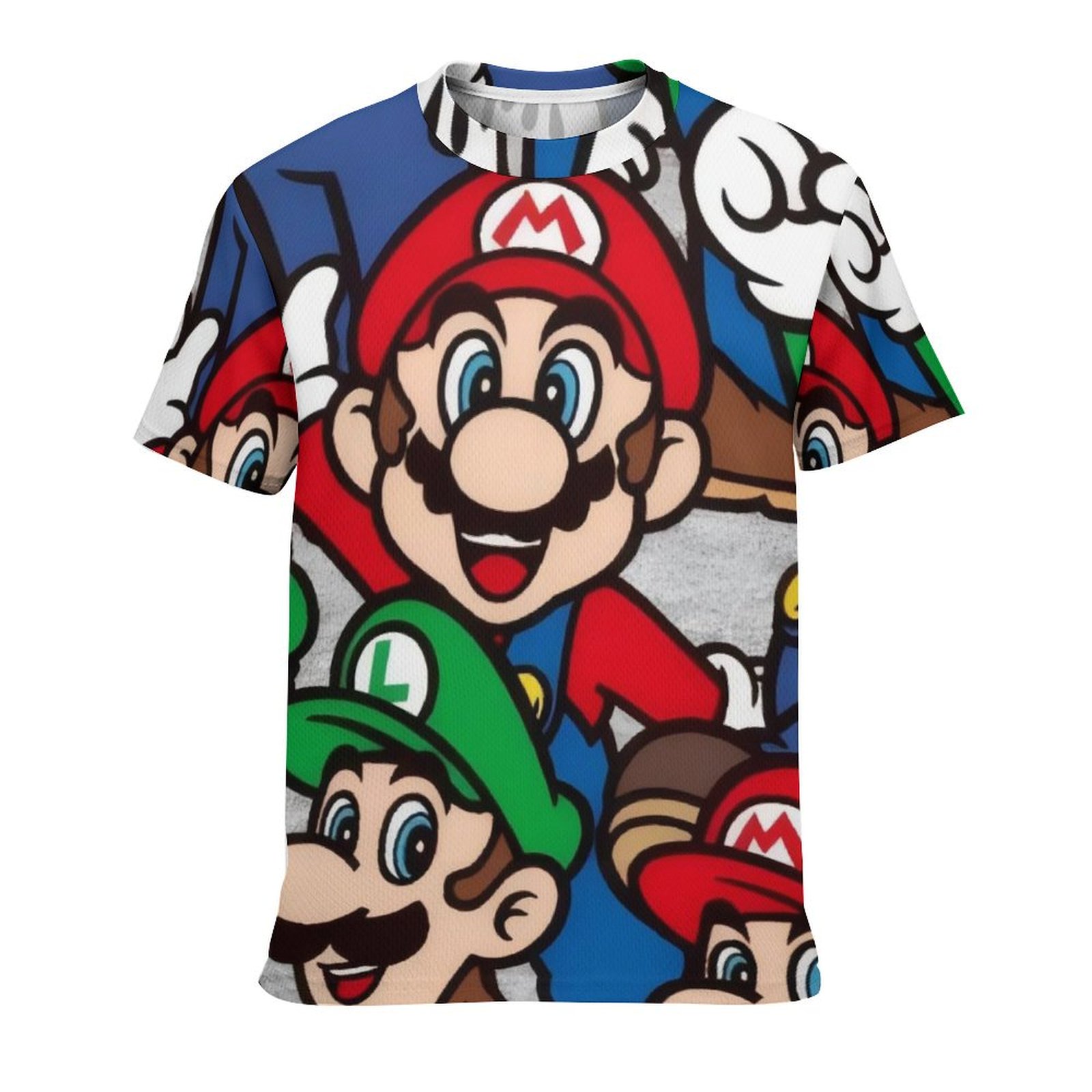 Super Mario Teen T-shirts Short Sleeve Tops L - Walmart.com
