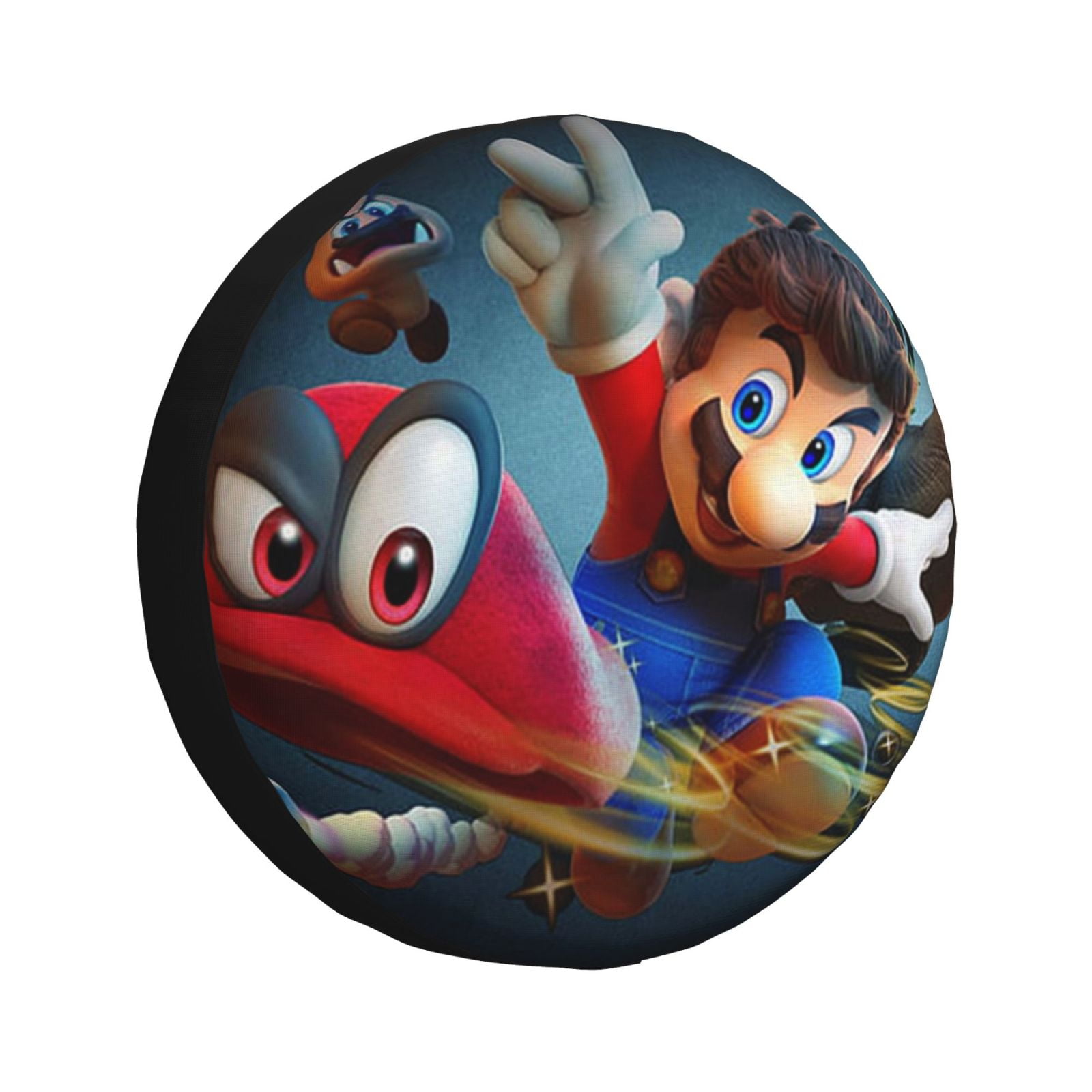 Super Mario Tire Cover Printed Spare Tire Wheel Cover Weatherproof ...