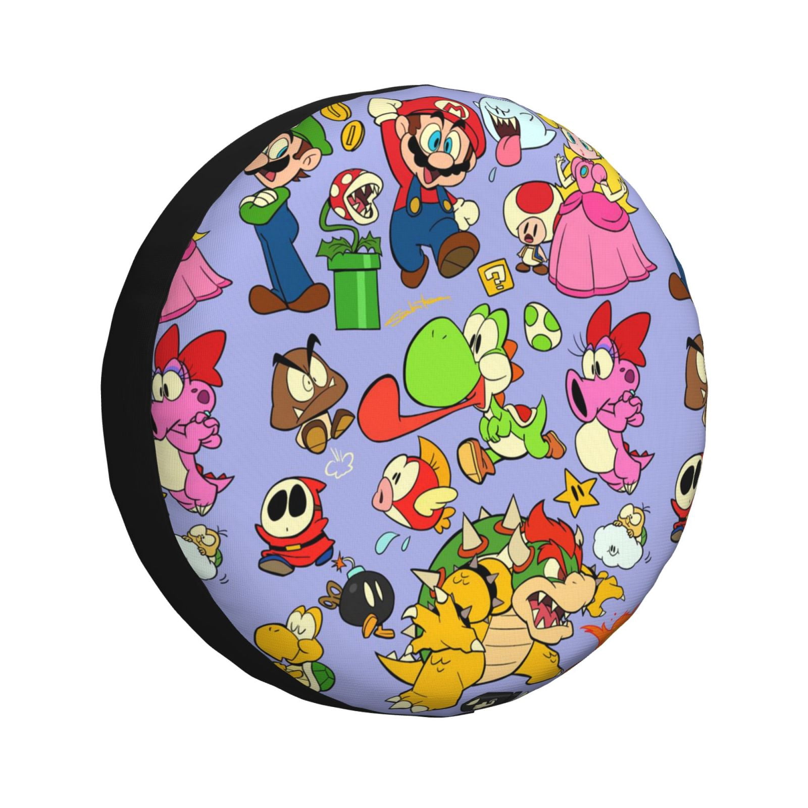 Super Mario Tire Cover Printed Spare Tire Wheel Cover Weatherproof ...