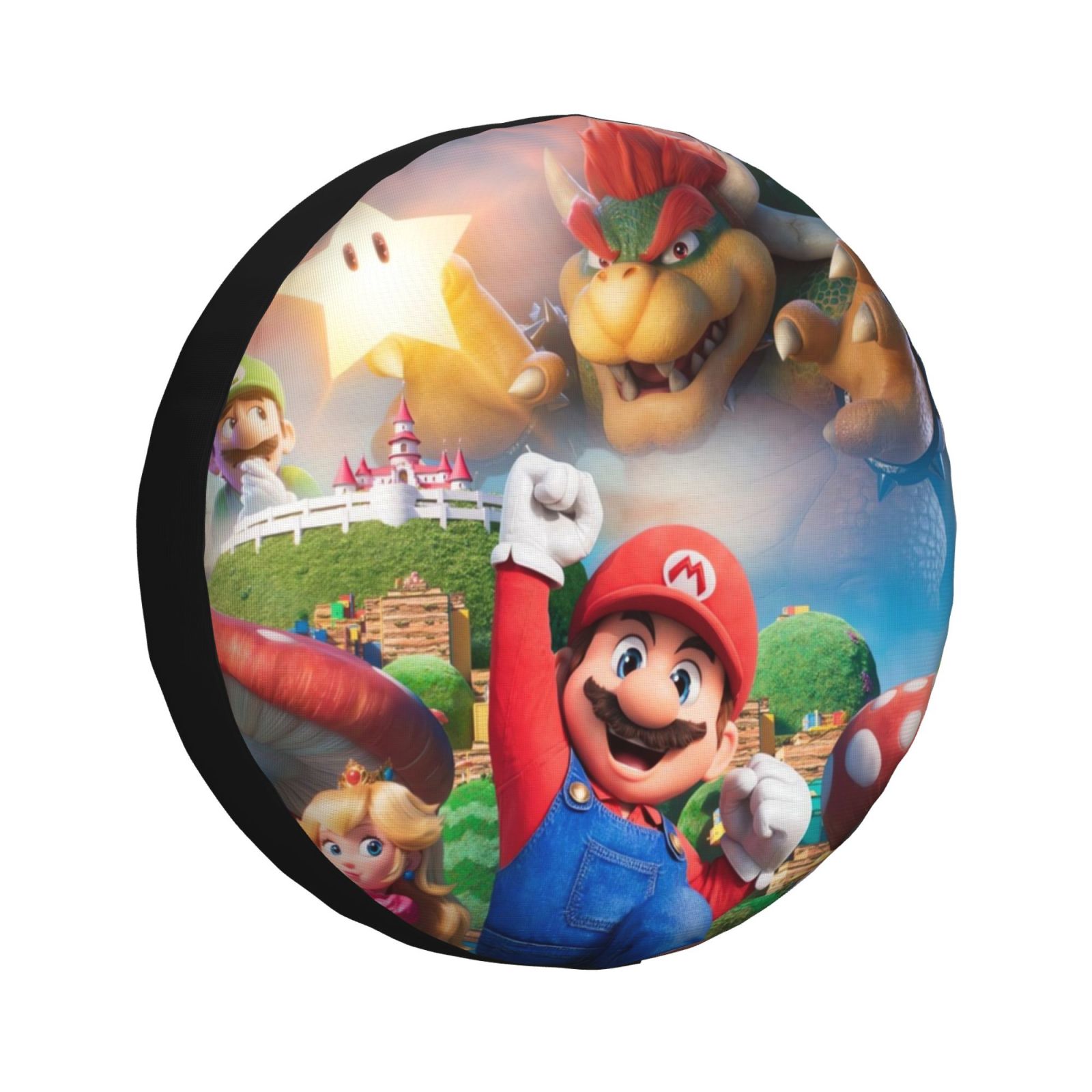 Super Mario Tire Cover Printed Spare Tire Wheel Cover Weatherproof ...