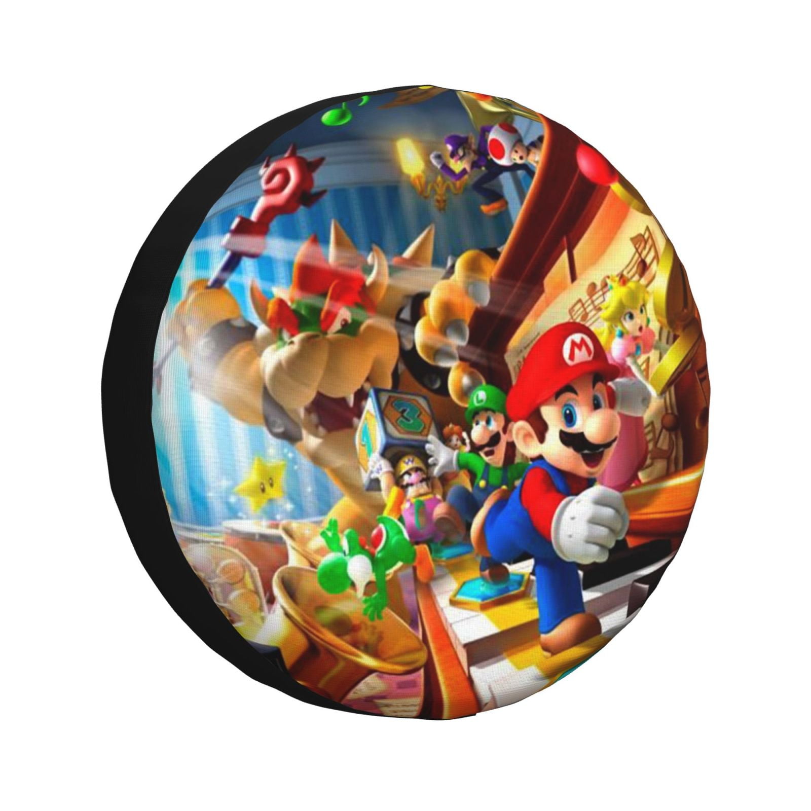 Super Mario Tire Cover Printed Spare Tire Wheel Cover Weatherproof ...