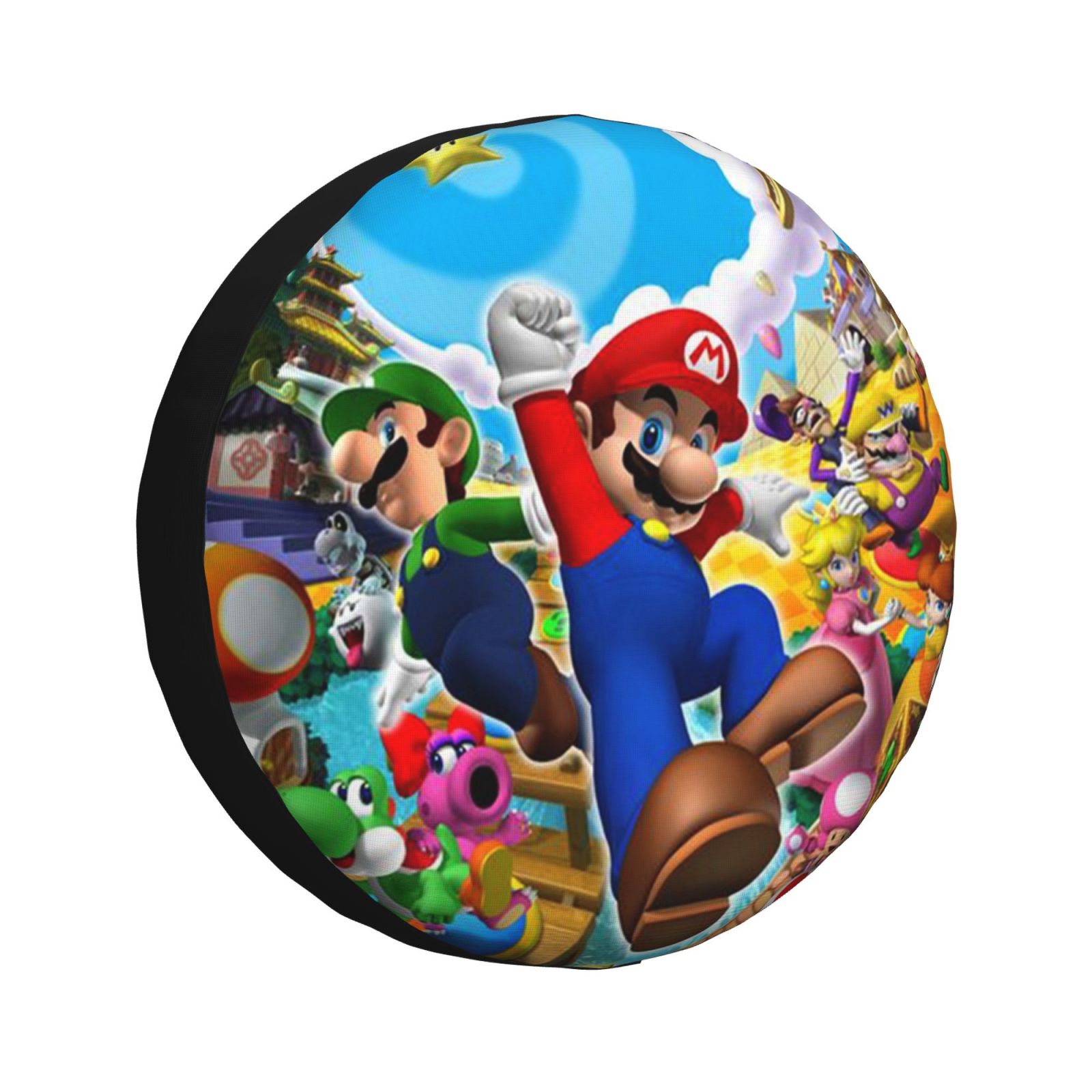 Super Mario Tire Cover Printed Spare Tire Wheel Cover Weatherproof ...