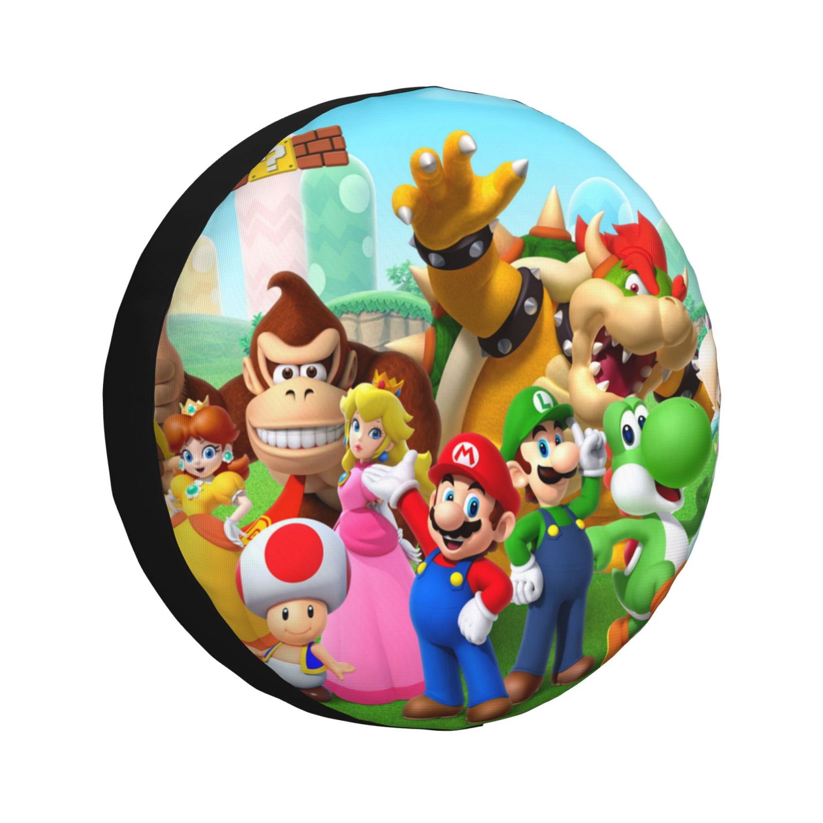 Super Mario Tire Cover Printed Spare Tire Wheel Cover Weatherproof ...