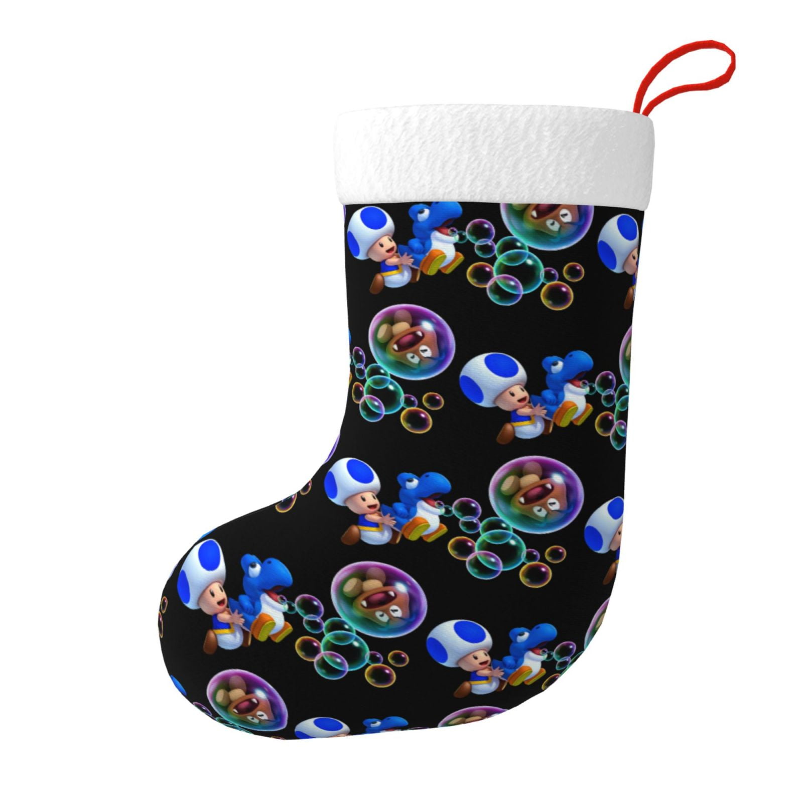 Super-Mario Toad Goomba Christmas Stocking,Santa Stocking,18 Inch Large ...