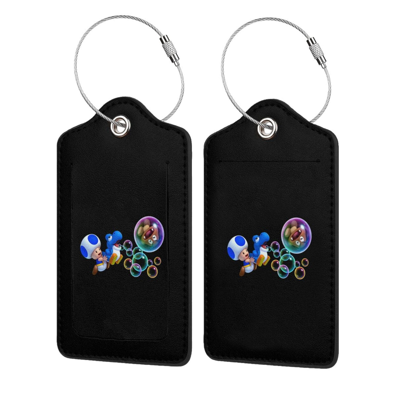 Super Mario Toad Goomba Luggage Tags for Suitcases Travel ID ...