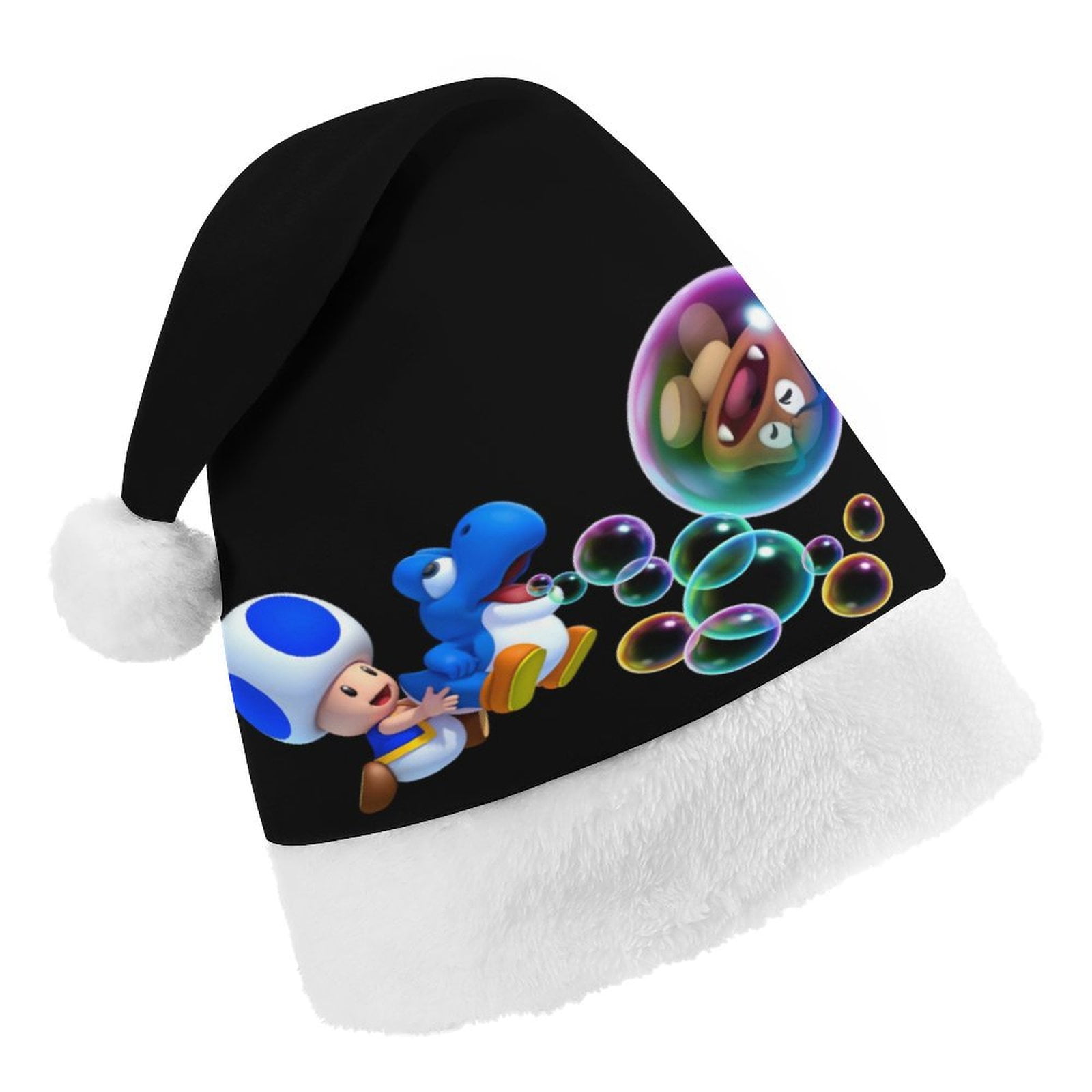 Super-Mario Toad Goomba Santa Hat,Super-Mario Toad Goomba Christmas Hat ...