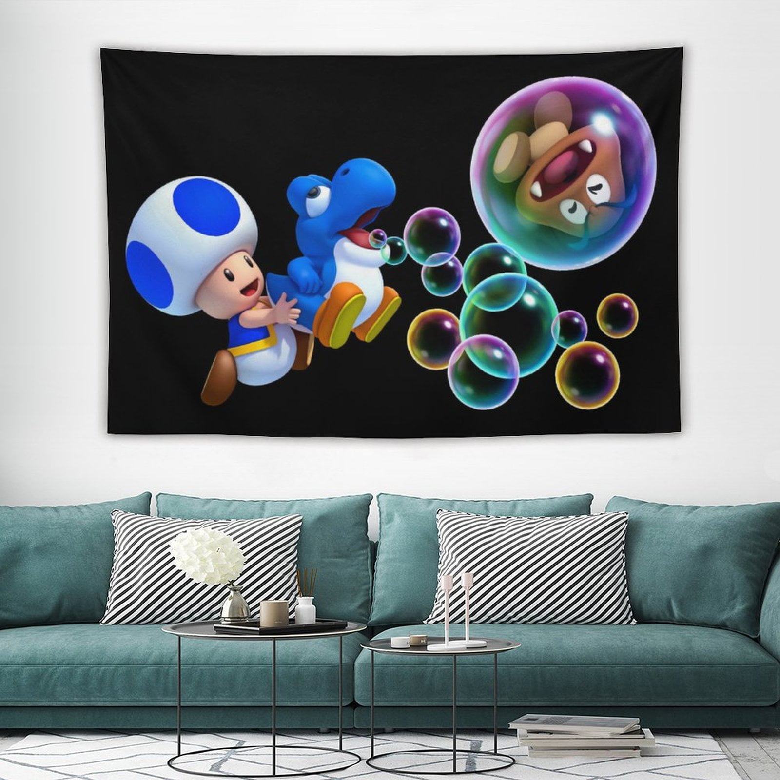 Super Mario Toad Goomba Tapestry,Wall Tapestry,Tapestries Wall Hanging ...