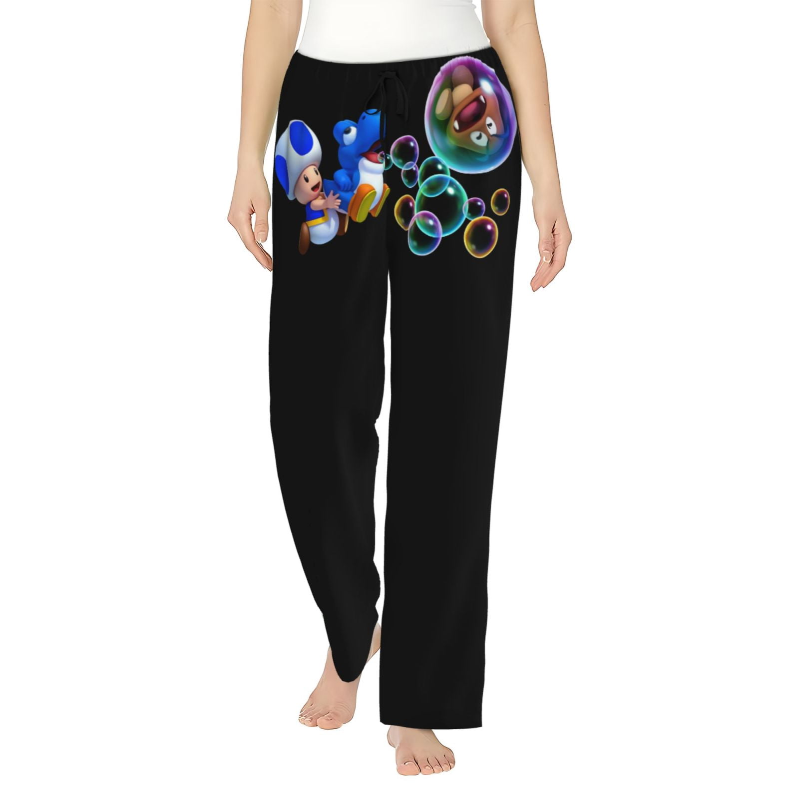 Super Mario Toad Goomba Women'S Pajama Pants，Soft Pajama Pants For ...