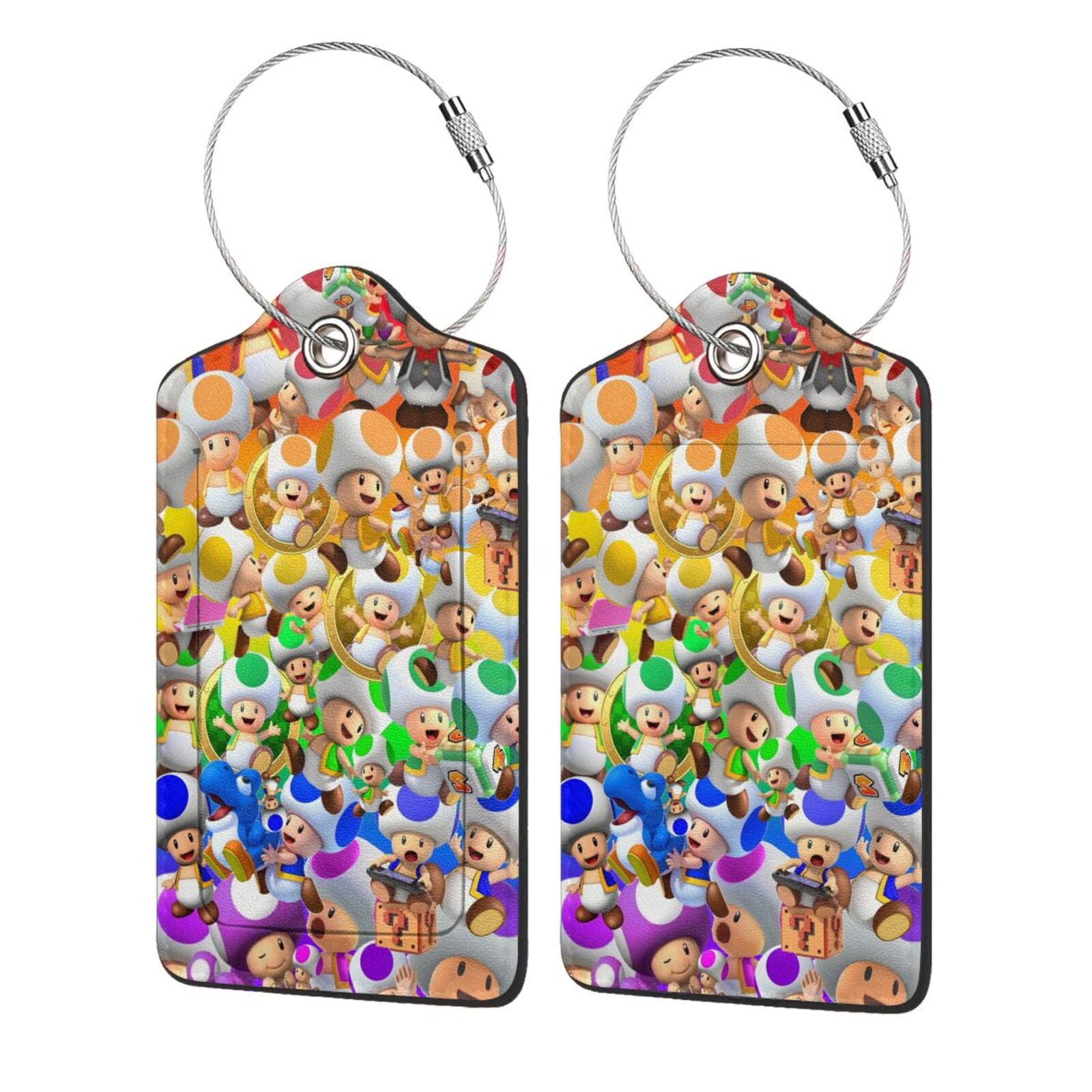 Super Mario Toad wallpaper Luggage Tags for Suitcases Travel ID ...