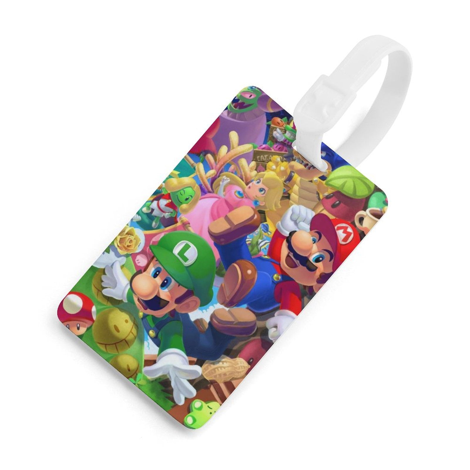 Super Mario Unique Travel Luggage Tag To Prevent Your Suitcase From ...