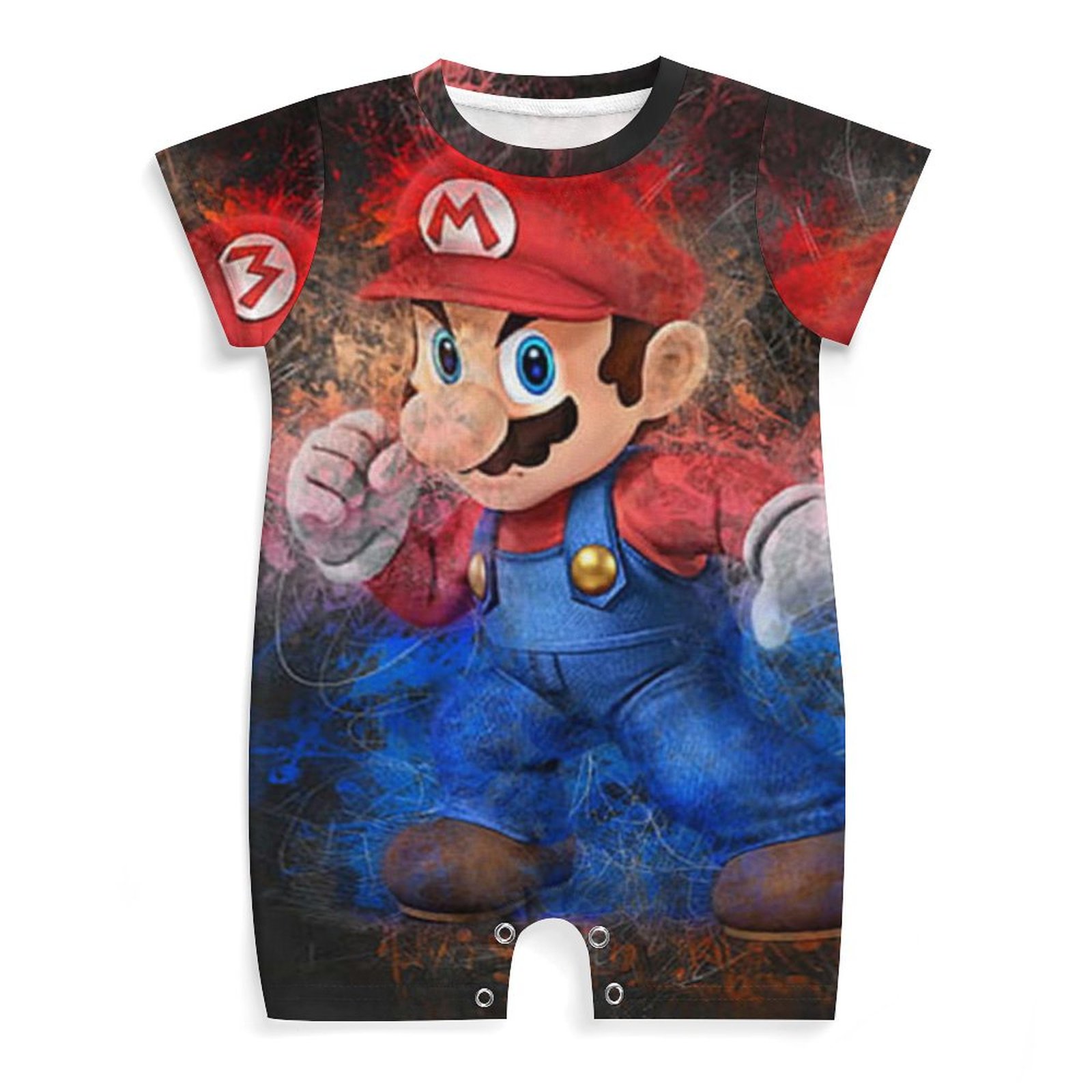 Super Mario Unisex Baby Boy Girl Jumpsuit Romper Bodysuit Playsuit One ...