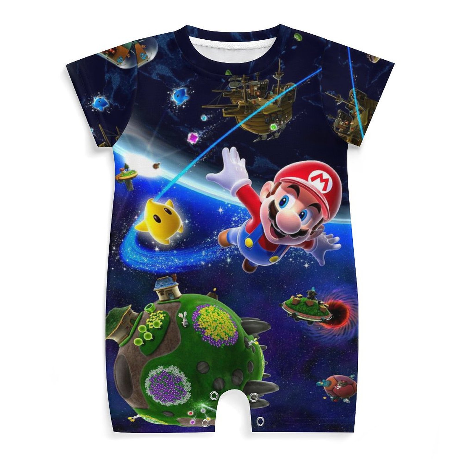 Super Mario Unisex Baby Boy Girl Jumpsuit Romper Bodysuit Playsuit One ...