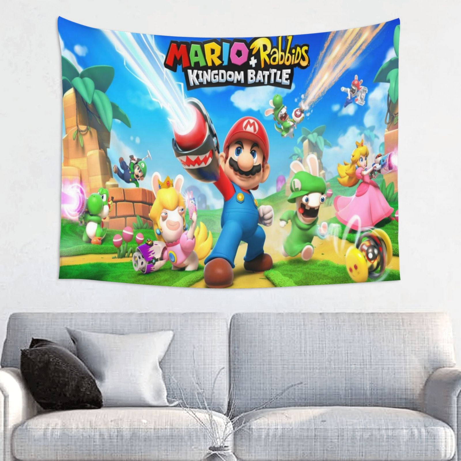 Super Mario Wall Tapestry Cartoon Poster for Bedroom Aesthetics Funny ...