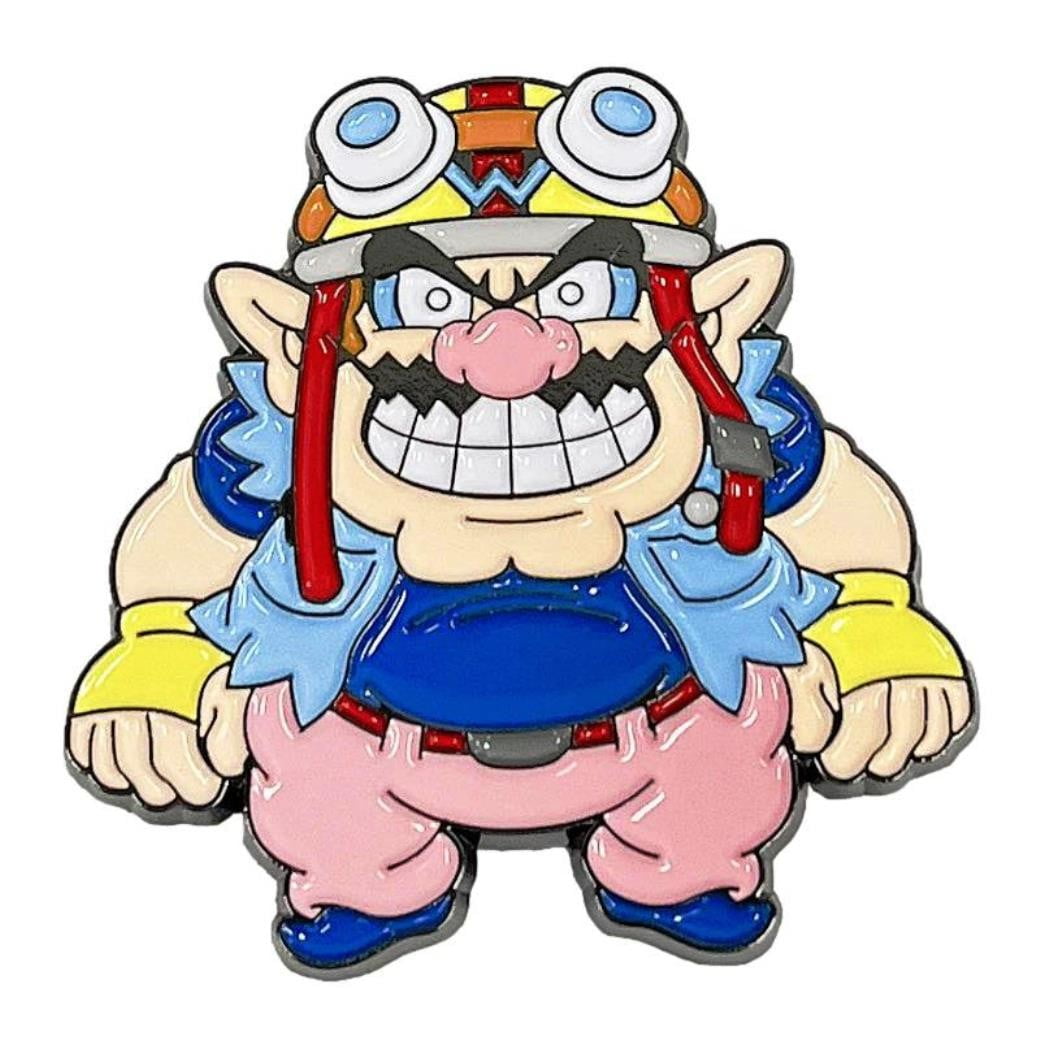 Super Mario Wario Character 1.25 Inch Tall Enamel Metal Pin - Walmart.com