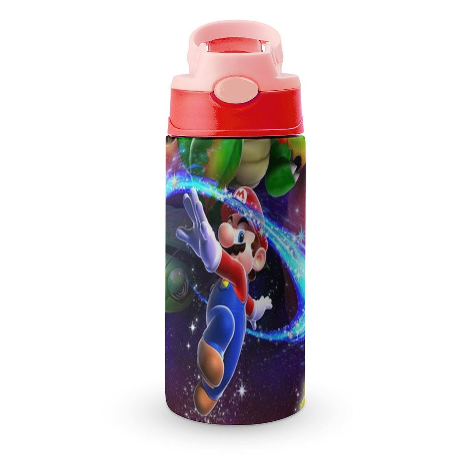 Super Mario Water Bottle, Insulated Water Cup with Pull Top Cap, 304 ...