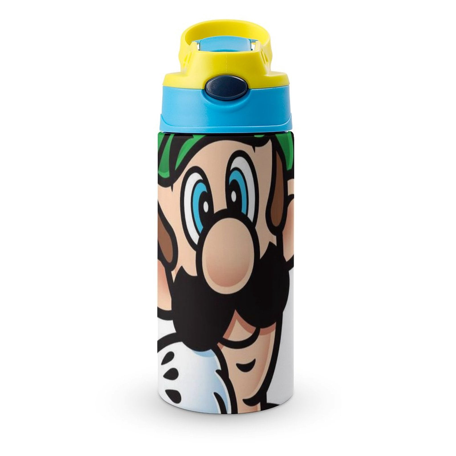 Super Mario Water Bottle, Insulated Water Cup with Pull Top Cap, 304 ...
