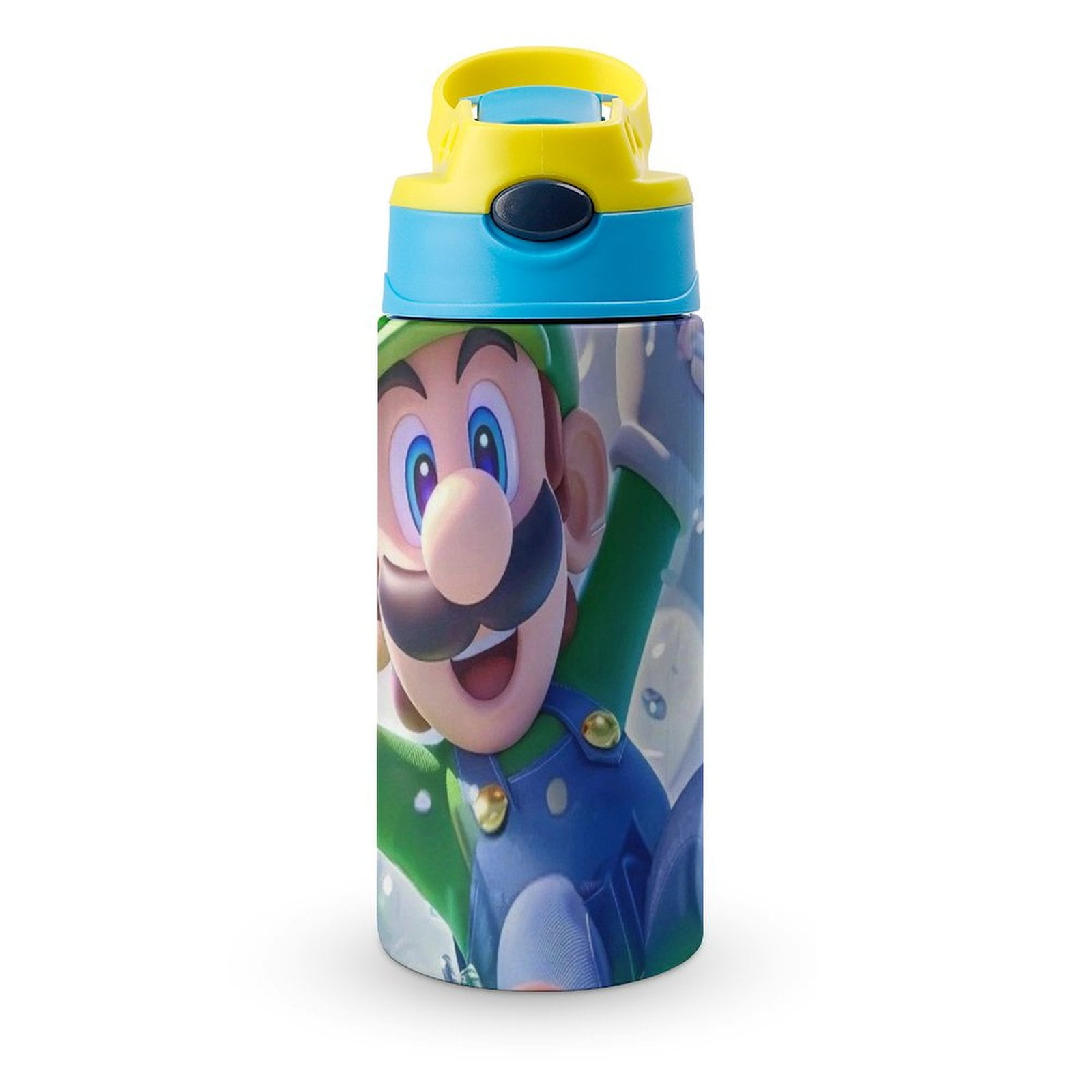 Super Mario Water Bottle, Insulated Water Cup with Pull Top Cap, 304 ...