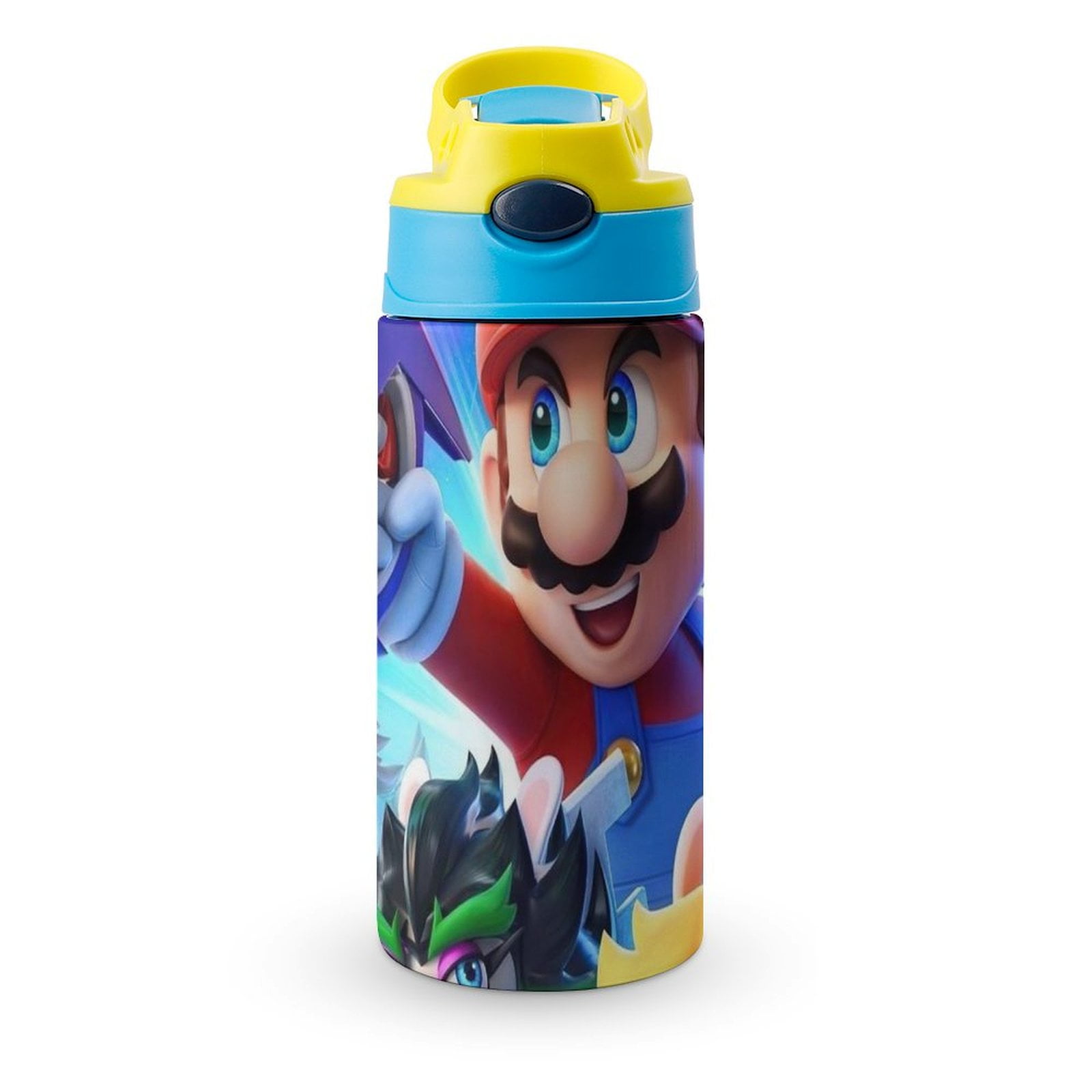 Super Mario Water Bottle, Insulated Water Cup with Pull Top Cap, 304 ...