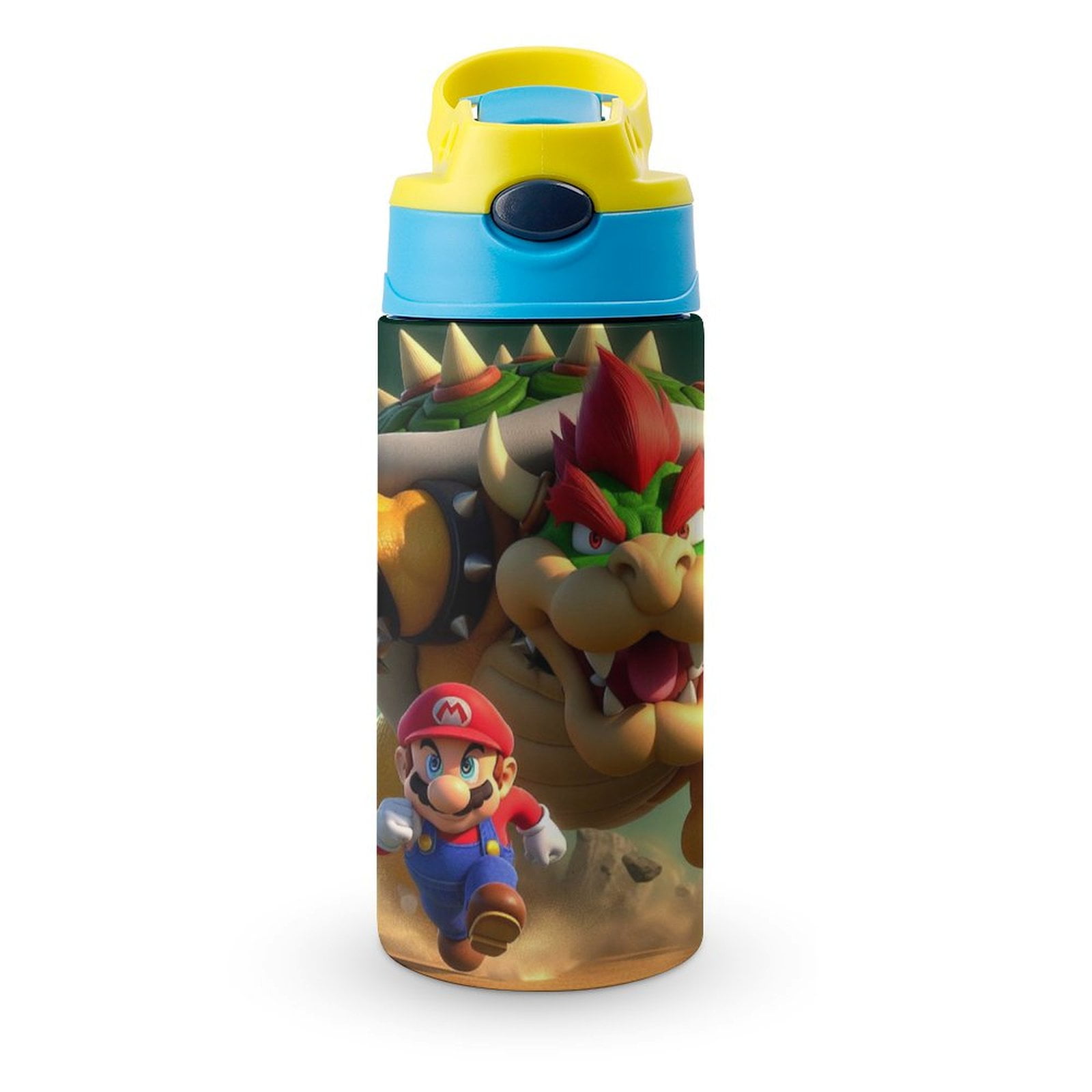 Super Mario Water Bottle, Insulated Water Cup with Pull Top Cap, 304 ...