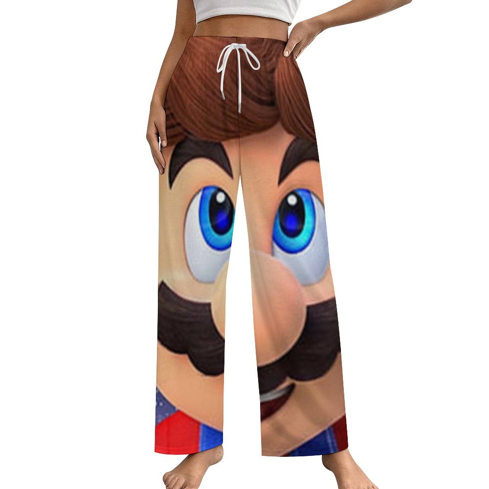 Super Mario Women Pajama Pants Causal Comfy Lounge Sleep Bottoms Loose ...