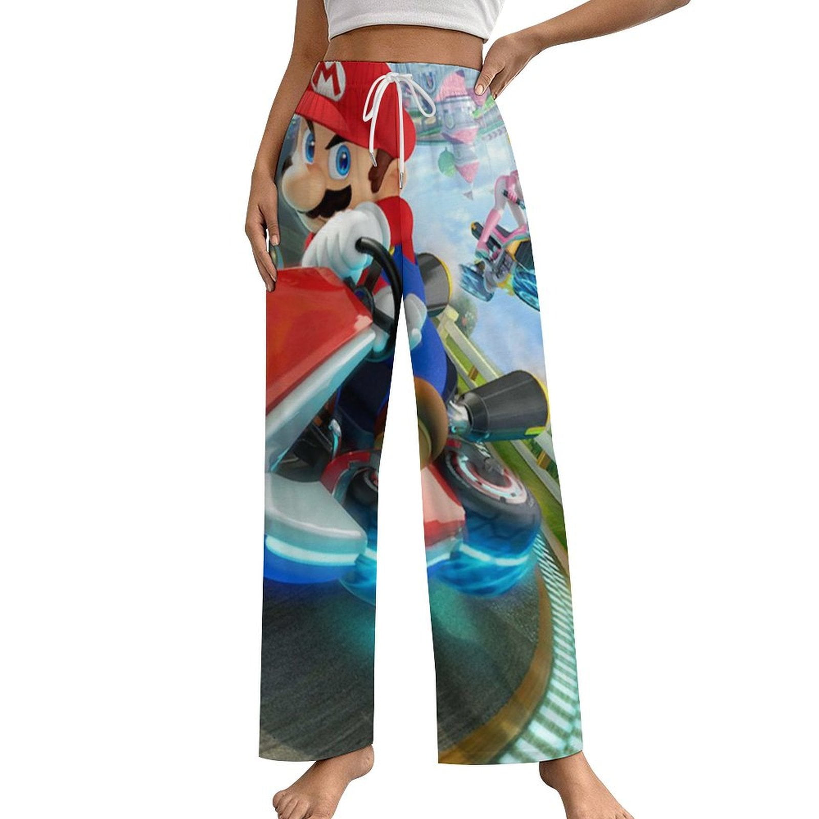 Super Mario Women Pajama Pants Causal Comfy Lounge Sleep Bottoms Loose ...