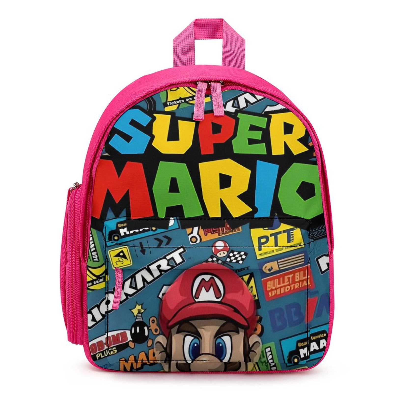 Super Mario Women's mini backpack for school pink-style-43 - Walmart.com
