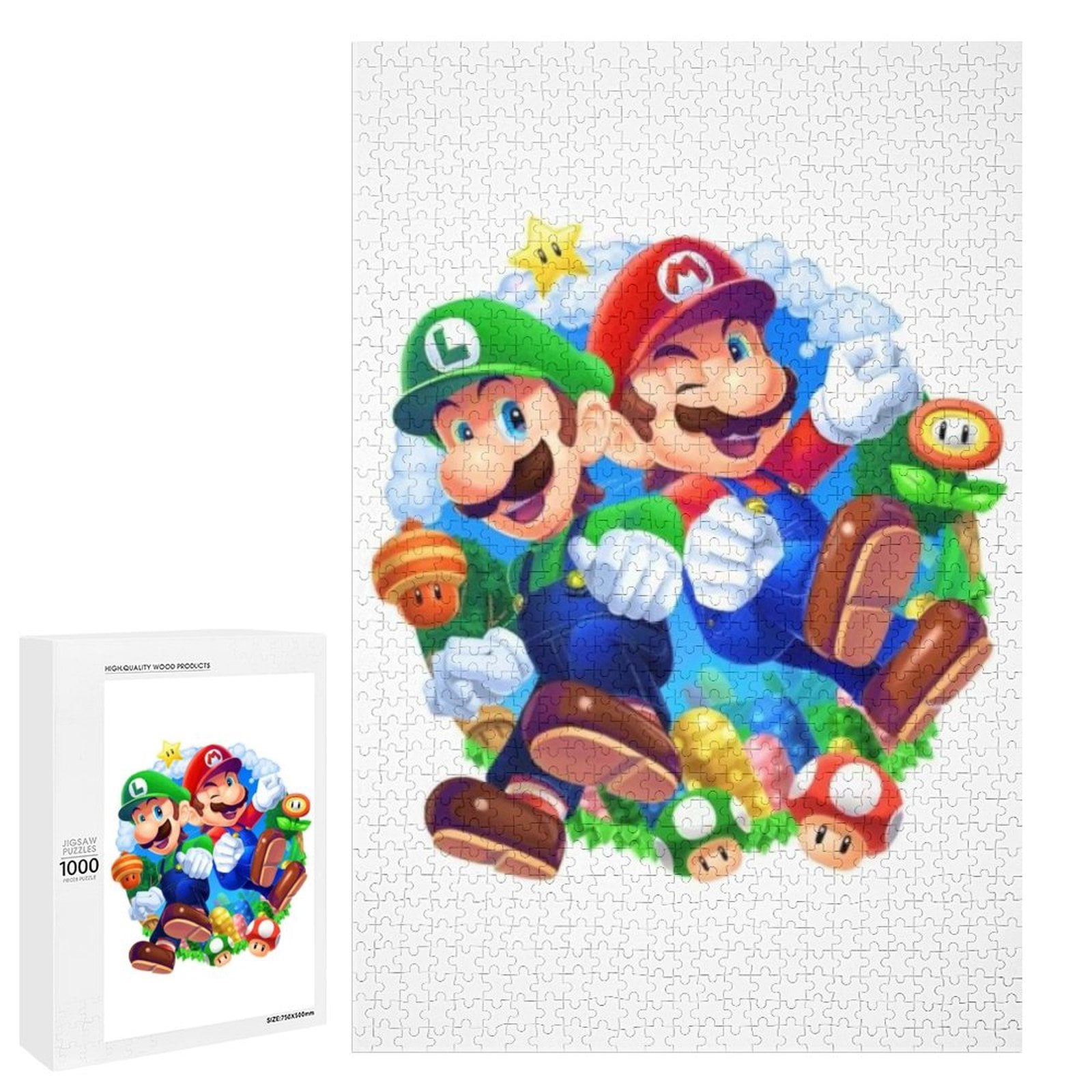 Super Mario Wooden Jigsaw Puzzles for Adults Teens, Interactive Art ...