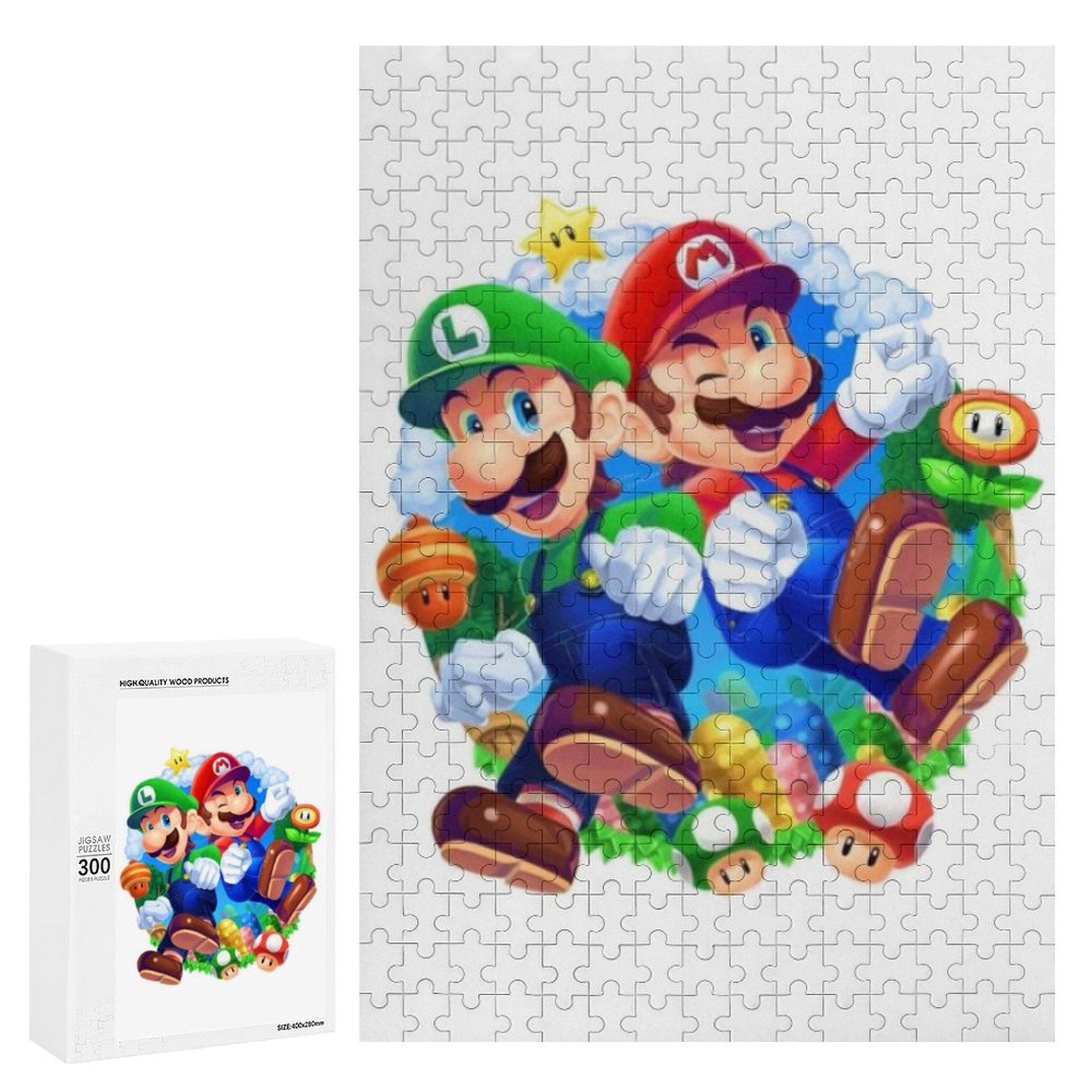 Super Mario Wooden Jigsaw Puzzles for Adults Teens, Interactive Art ...