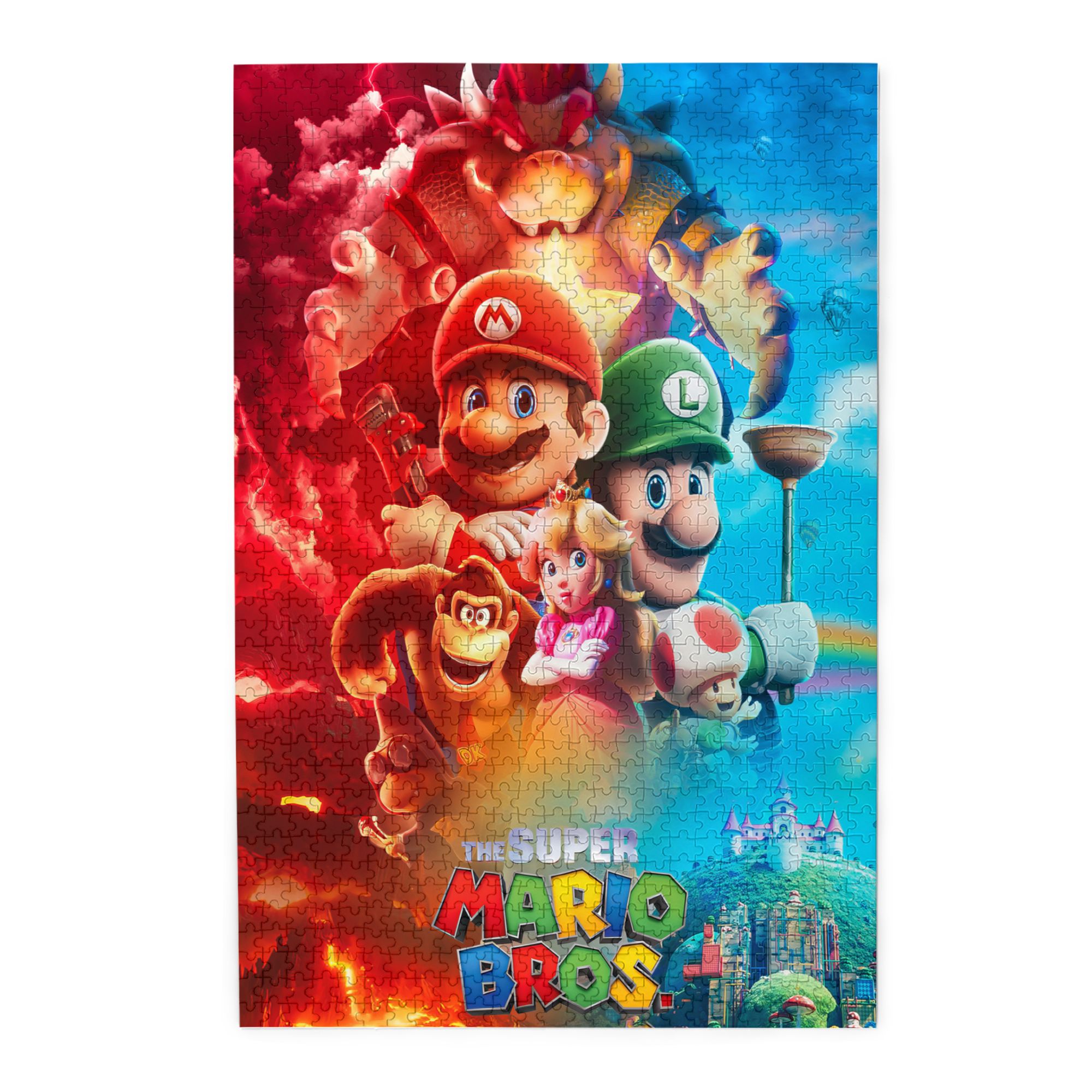 Super Mario Wooden Puzzle 1000 PCS in Plastic Box, DIY Jigsaw Puzzle ...