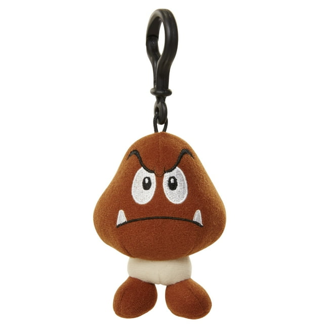 Super Mario World Of Nintendo Goomba Clip On Plush Figure - Walmart.com