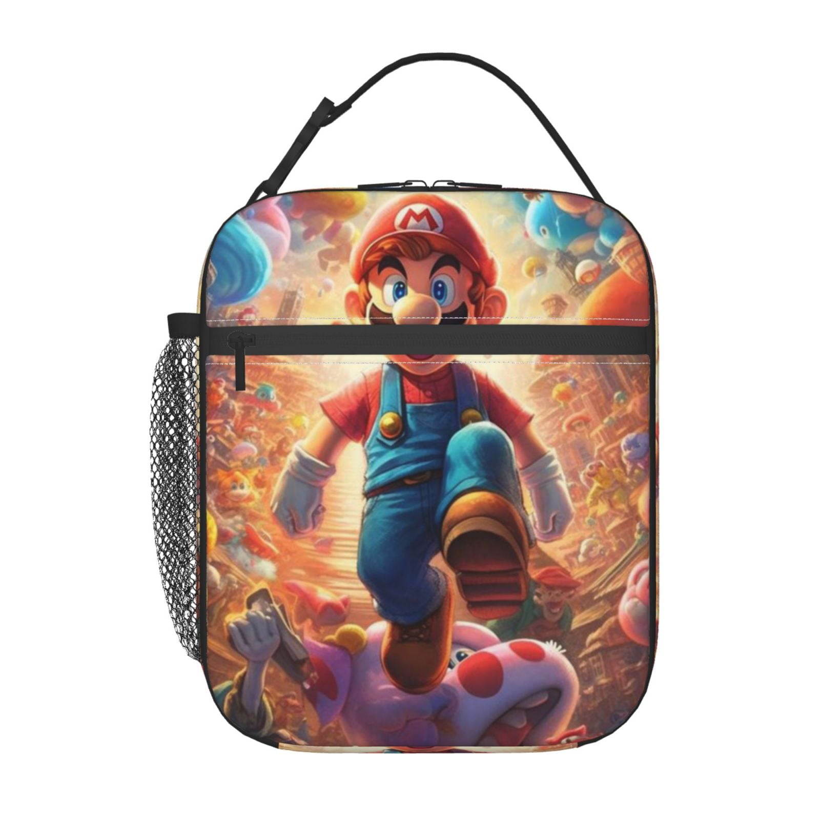 Super Mario World Portable Insulated Lunch Bag Tote Bento Bag Cooler ...