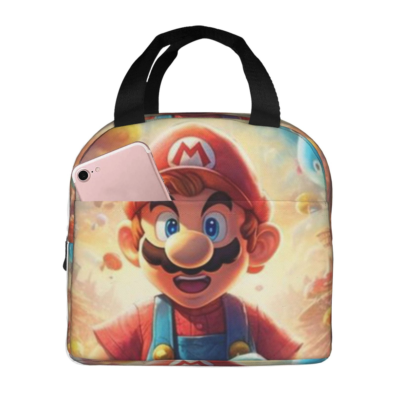 Super Mario World Portable Lunch Bag Reusable Lunch Box Insulated ...